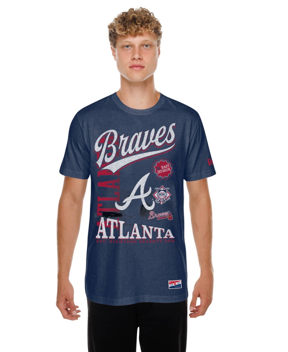 Click here for New Era Mens Navy Atlanta Braves Oversized Throwba... prices