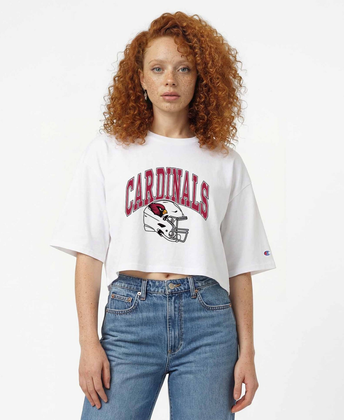 Click here for Champion Womens Arizona Cardinals Cropped Boyfrien... prices