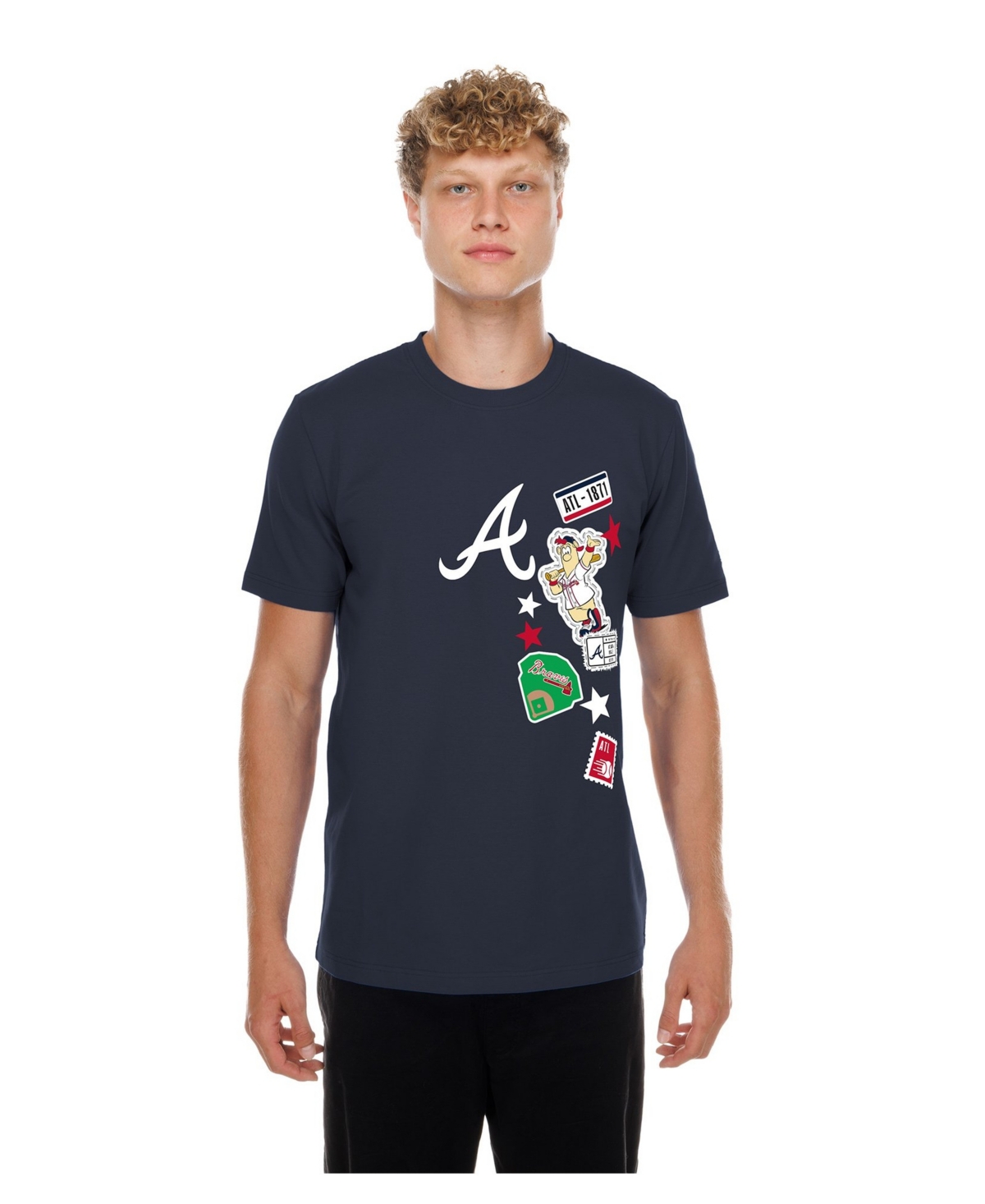 Click here for New Era Mens Navy Atlanta Braves City Patch T-Shir... prices