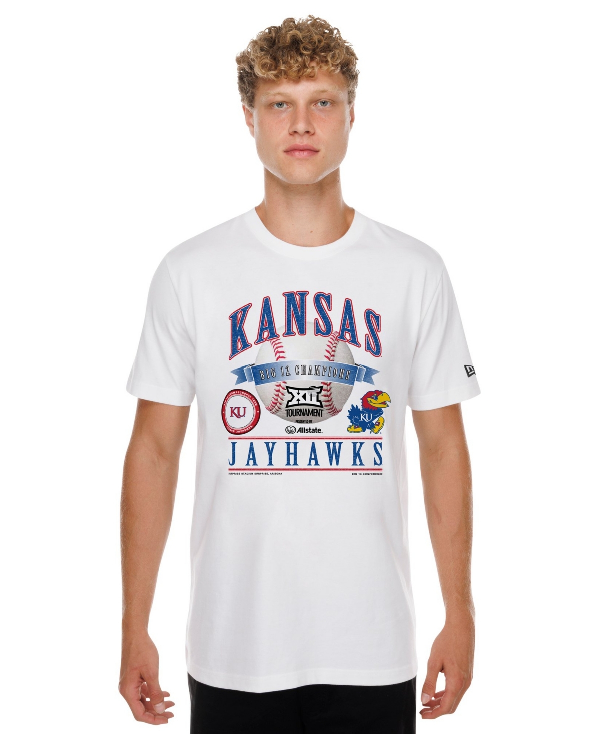 Click here for New Era Mens White Kansas Jayhawks 2026 Big 12 Bas... prices