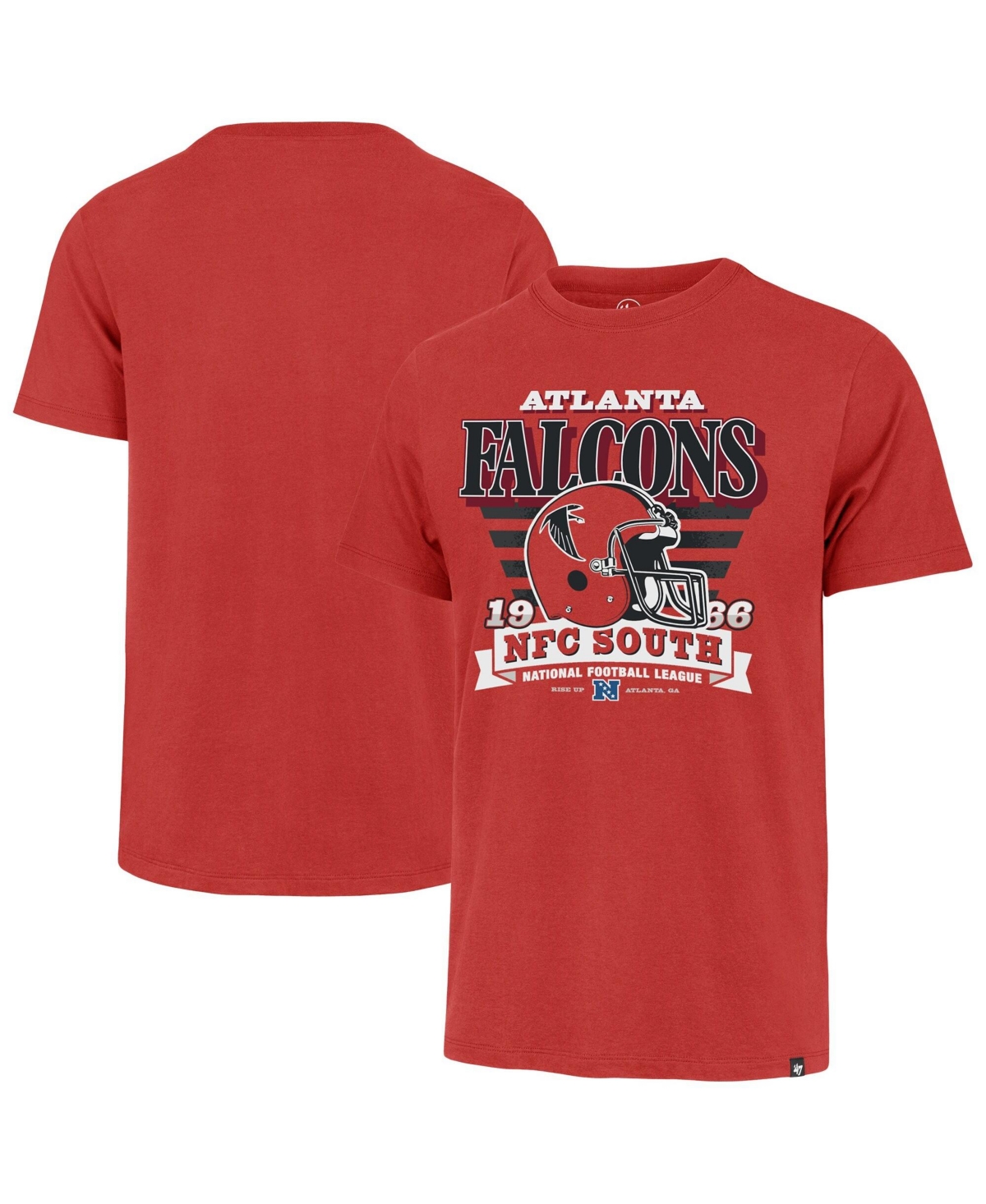 Click here for 47 Brand Mens Red Atlanta Falcons Stripe Splash Fr... prices