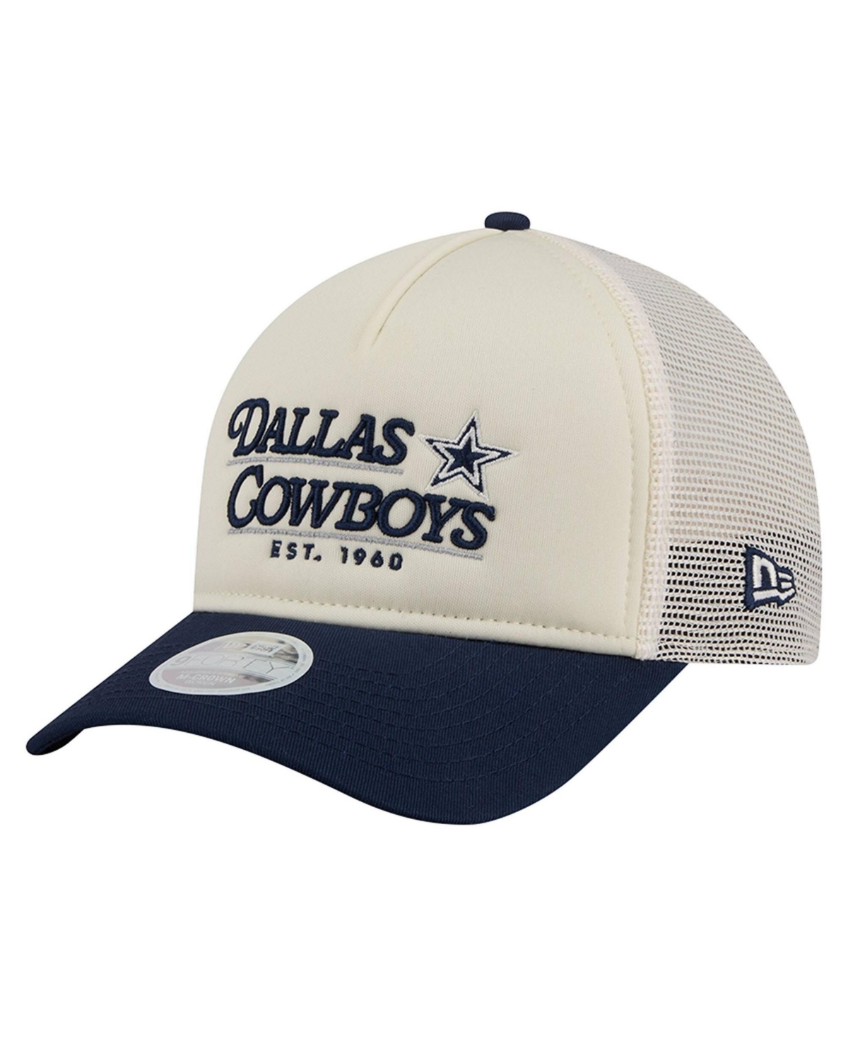 Click here for New Era Womens Cream/Navy Dallas Cowboys Retro A-F... prices