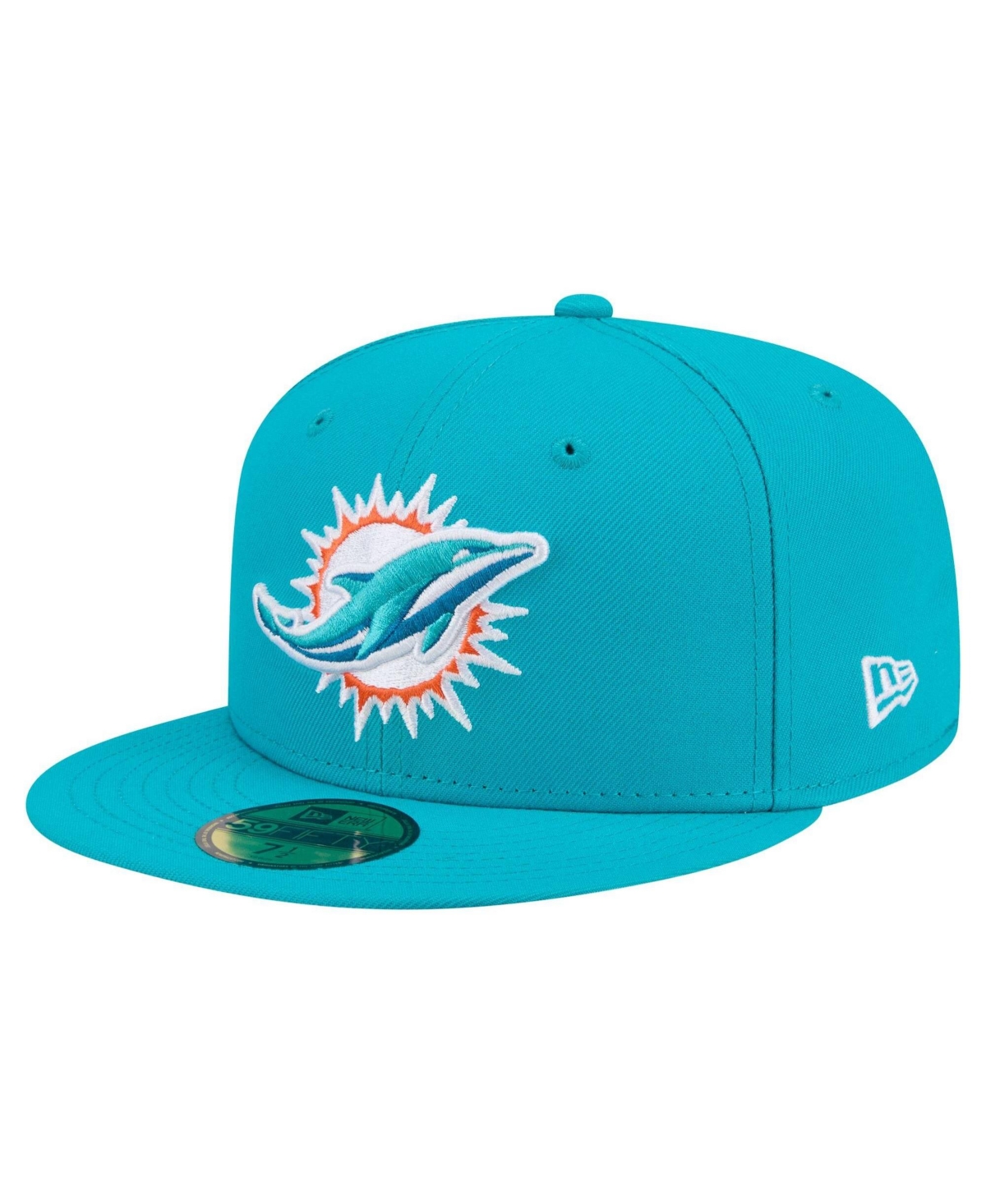 Click here for New Era Mens Aqua Miami Dolphins 59FIFTY Fitted Ha... prices
