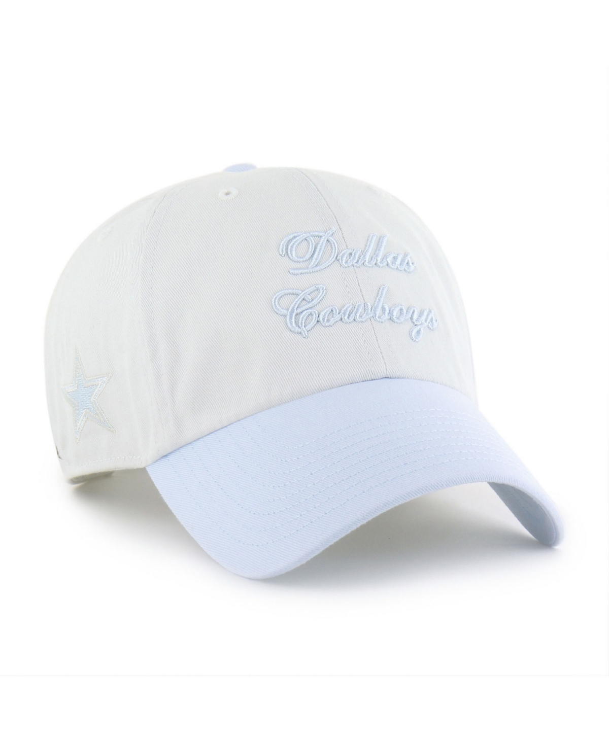 Click here for 47 Brand Womens White Dallas Cowboys Gelato Two-To... prices