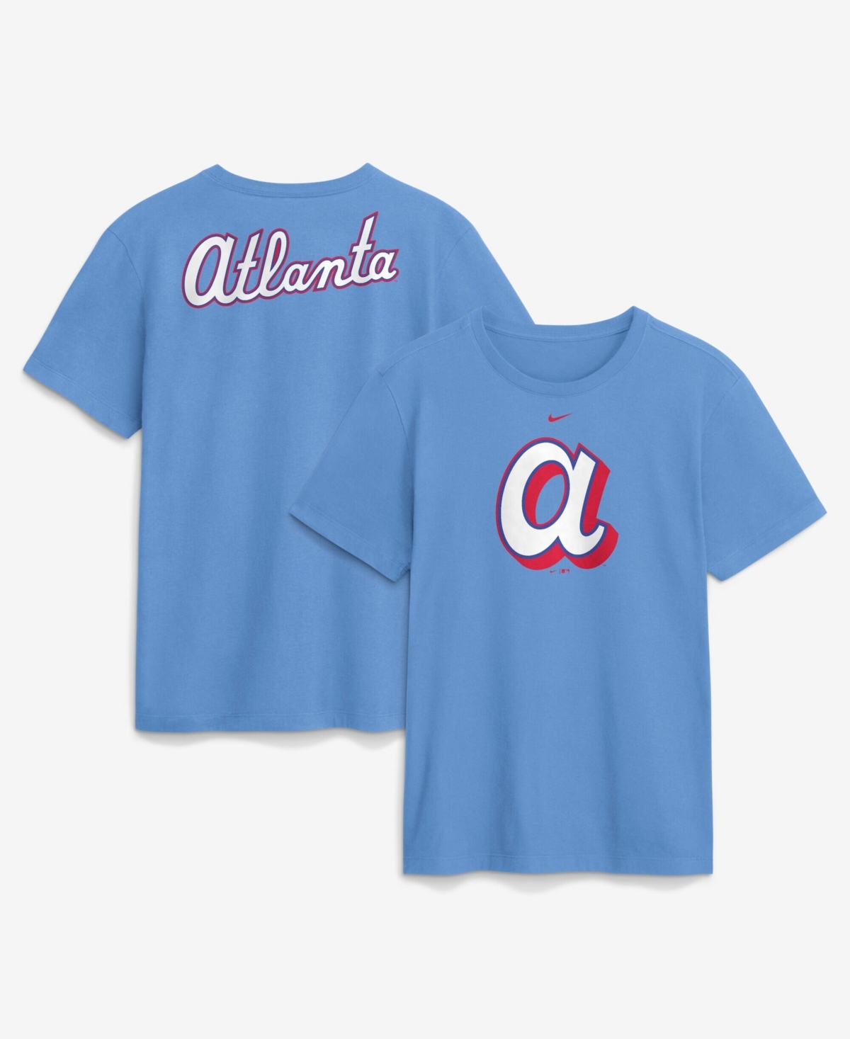 Click here for Nike Mens Light Blue Atlanta Braves City Connect C... prices