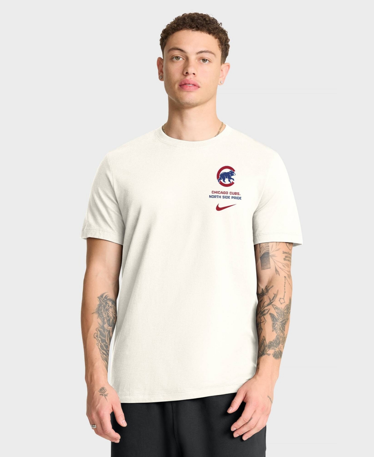 Click here for Nike Mens Cream Chicago Cubs Primetime Inning T-Sh... prices