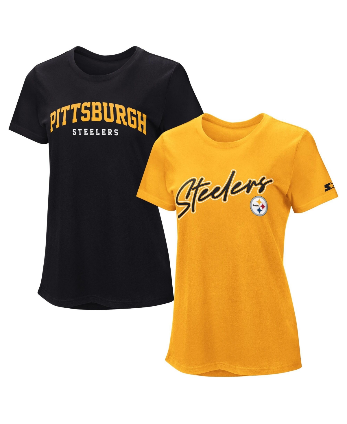 Click here for Starter Womens Black/Gold Pittsburgh Steelers Comb... prices