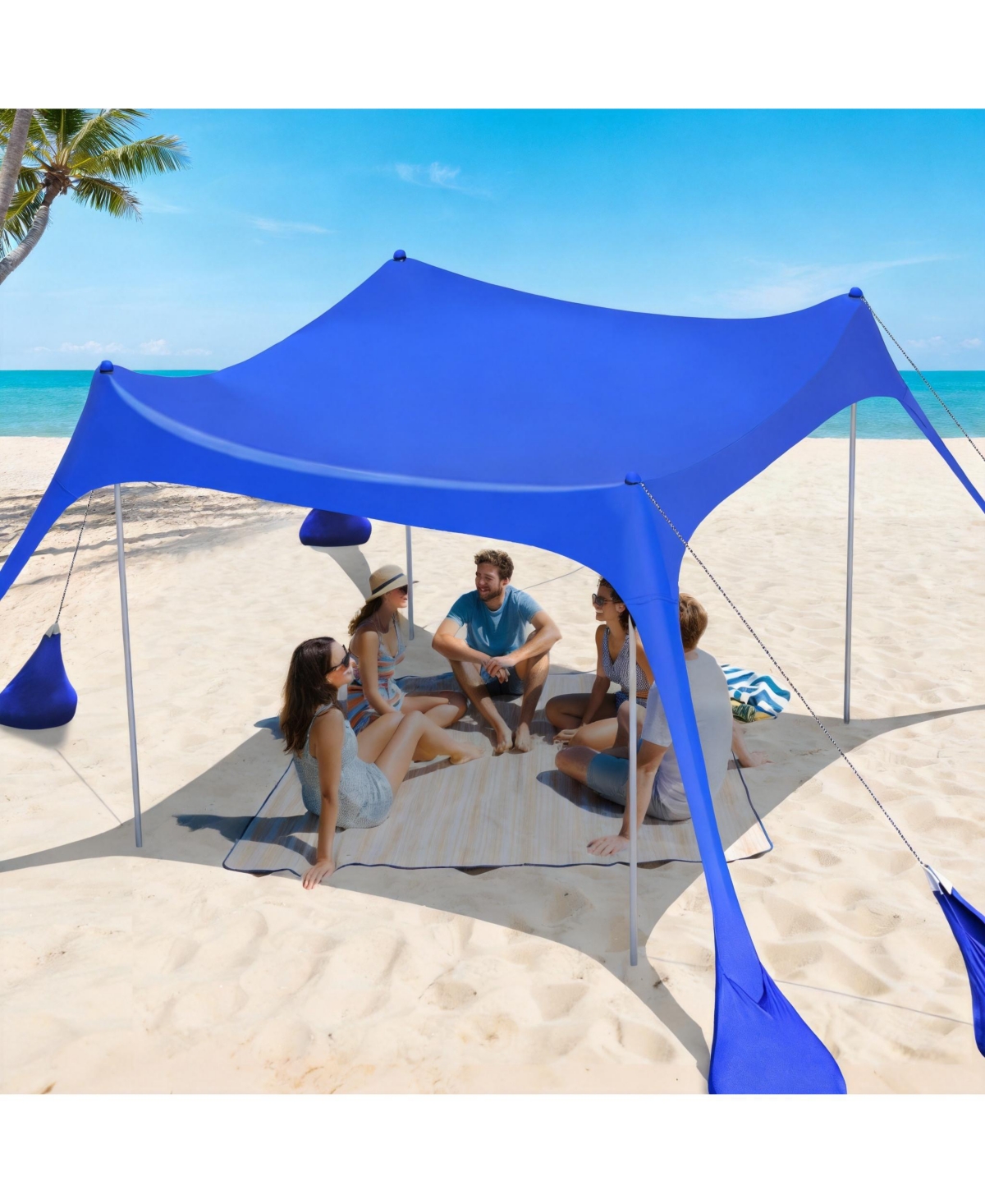 Click here for Aofar Beach Tent Sun Shelter Uv Protection Sandbag... prices