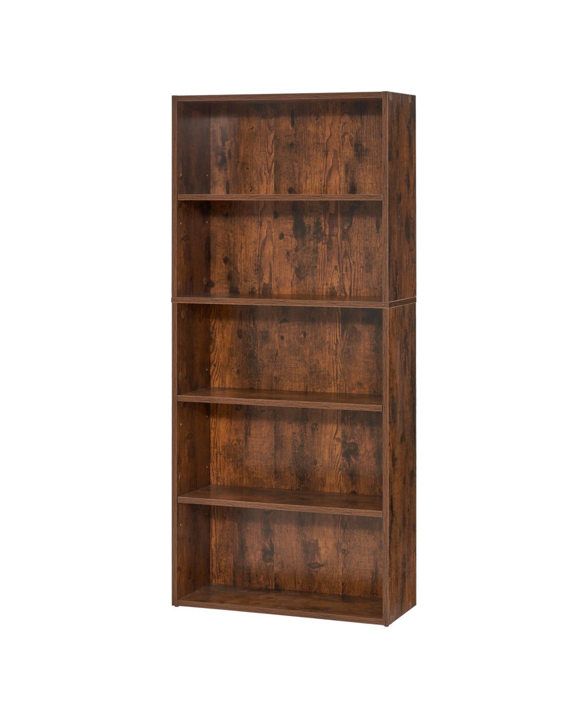 Click here for Slickblue Tall 5 Tier Wooden Bookcase with Height... prices