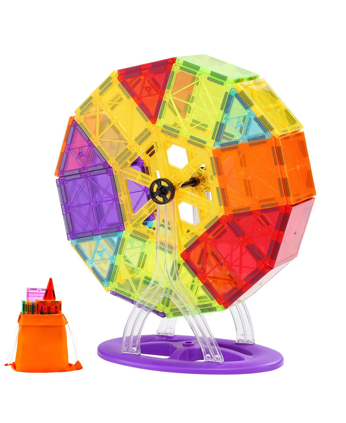 Click here for Hongge Ferris Wheel Magnetic Tiles 180-Piece Build... prices