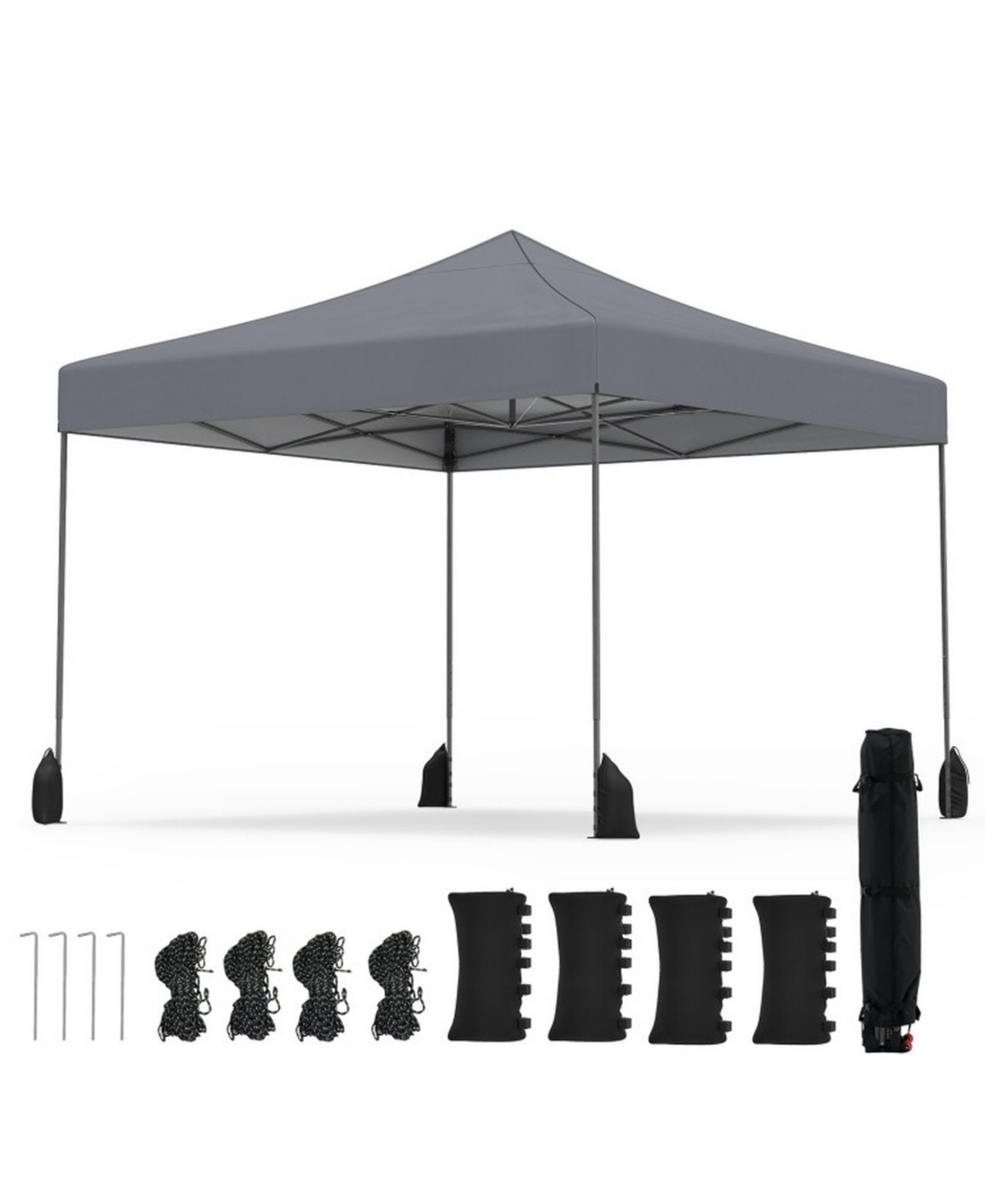 Click here for Gouun 9.5 x 9.5 ft Pop-Up Canopy Tent with Adjusta... prices