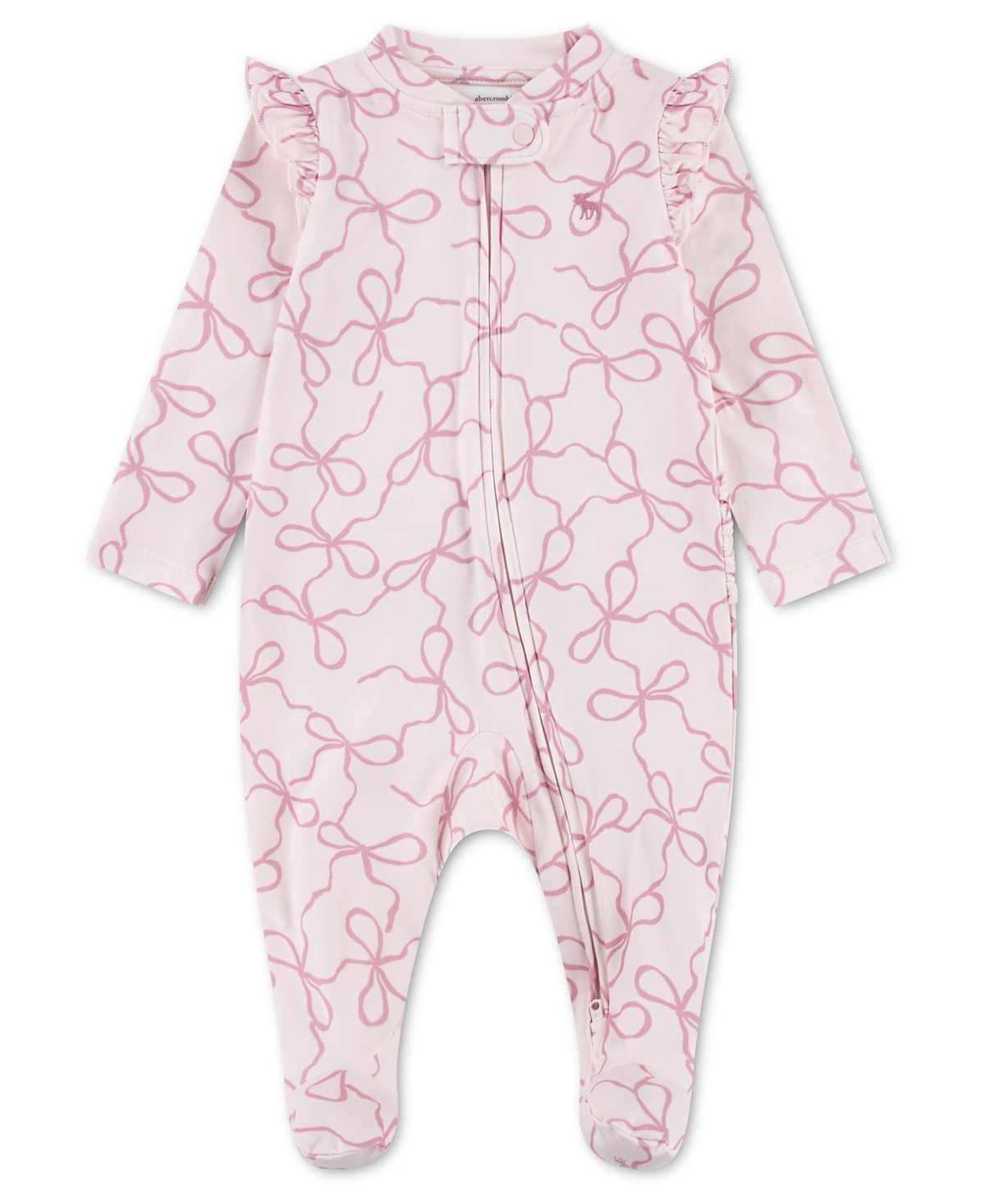 Click here for abercrombie kids Baby Girls Ruffle Footed Coverall... prices