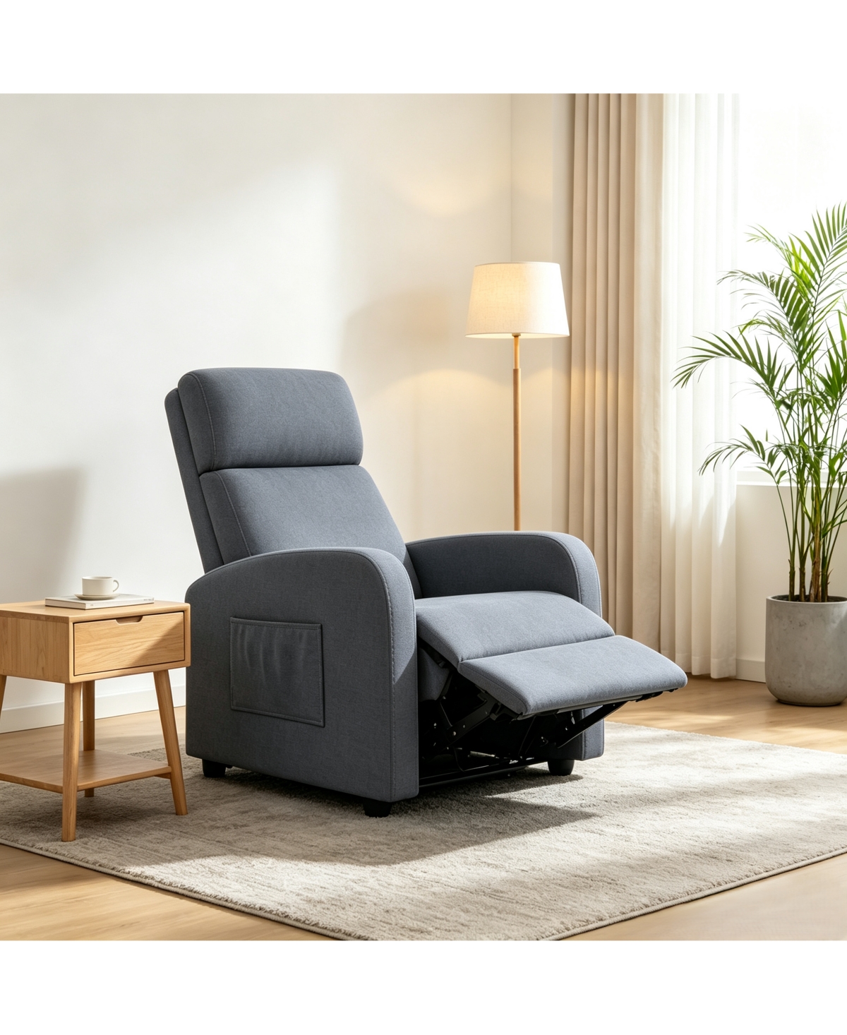Click here for homfan Oversized Manual Recliner with Push-Back  L... prices