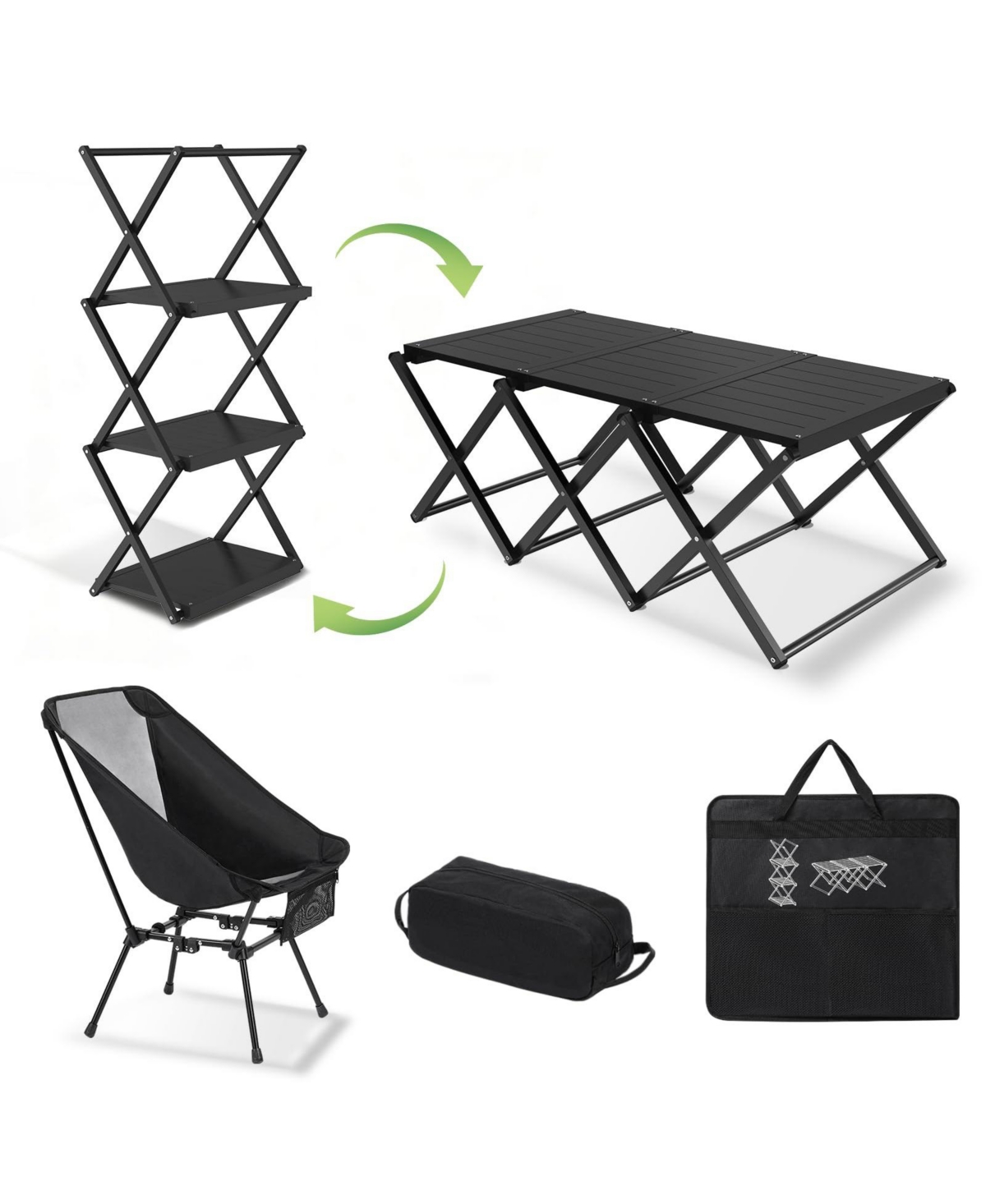 Click here for Piscifun 2-in-1 Folding Camping Set 3 Tier Storage... prices