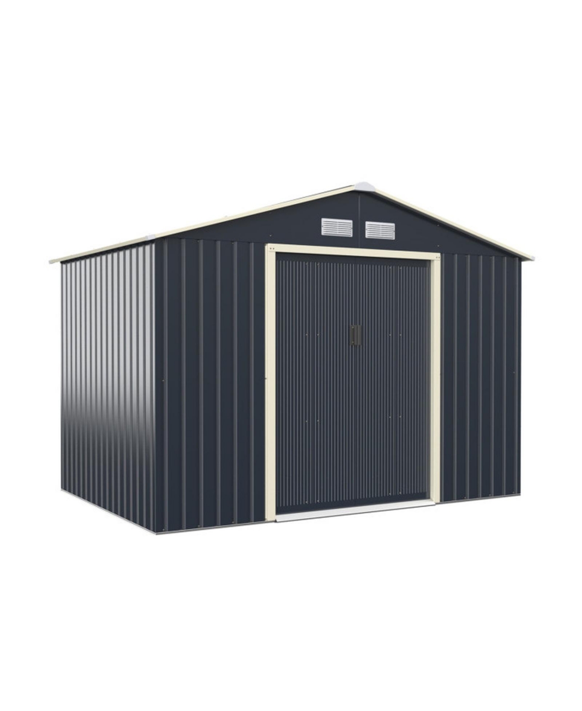 Click here for Gouun 9 x 6 ft. Walk-in Metal Garden Storage Shed... prices