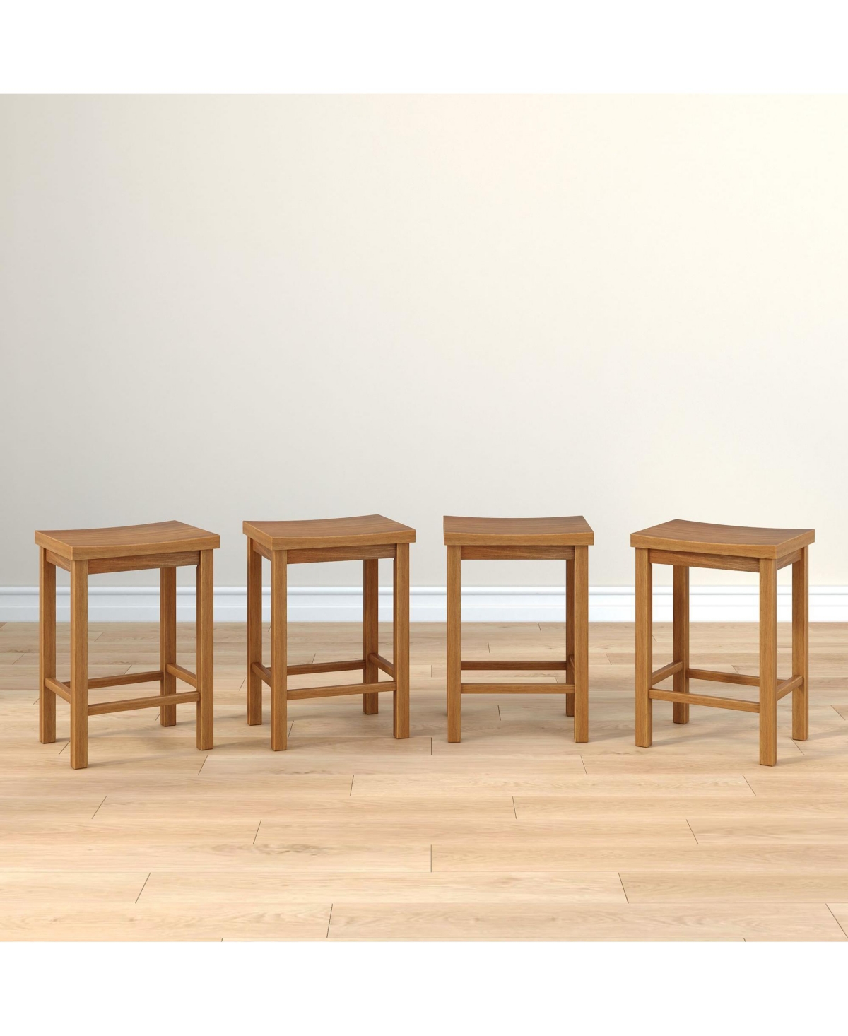 Click here for Grain & Grove 4 Pack Counter Height Stool - Pecan prices