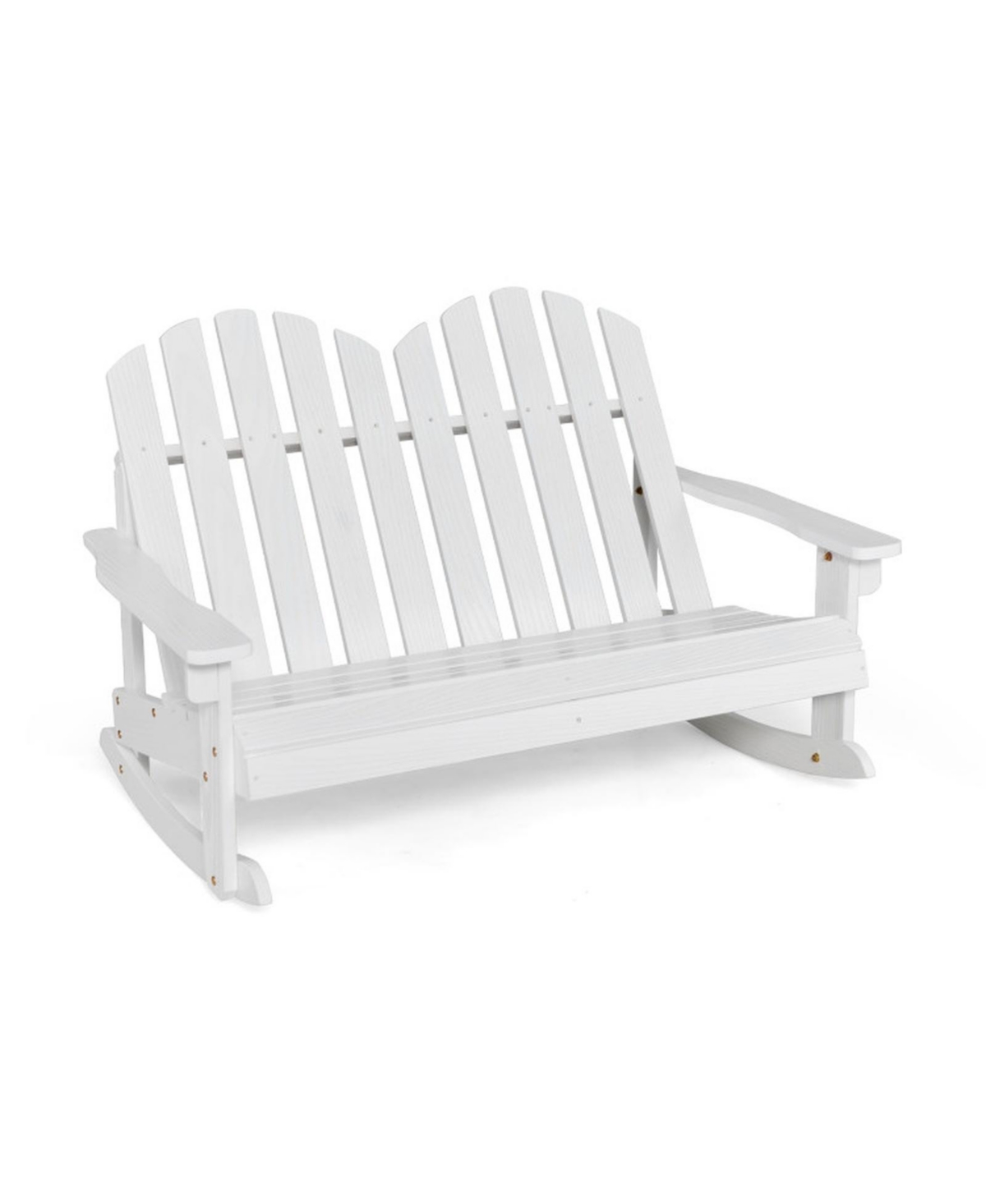 Click here for Gouun 2 Person Outdoor Adirondack Rocking Chair wi... prices