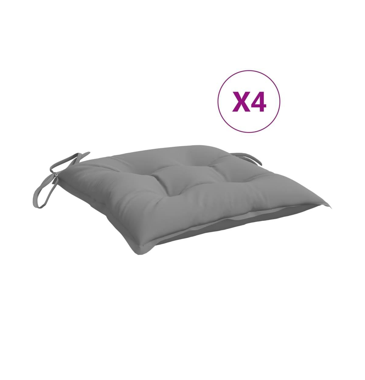 Click here for vidaXL Chair Cushions 4 pieces 15.7x15.7x2.8 Oxfor... prices