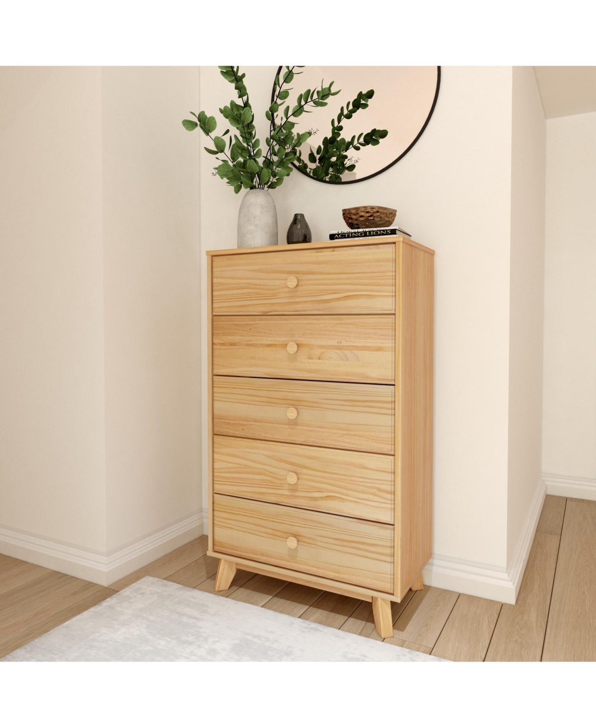 Click here for Plank+Beam Solid Wood Classic 5-Drawer Solid Wood... prices