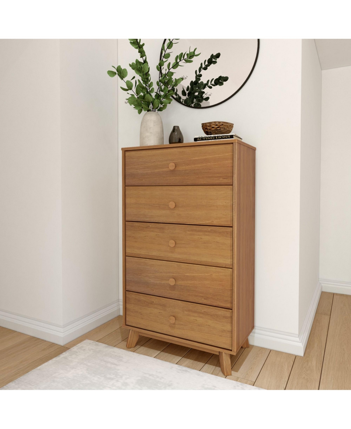 Click here for Plank+Beam Solid Wood Classic 5-Drawer Solid Wood... prices