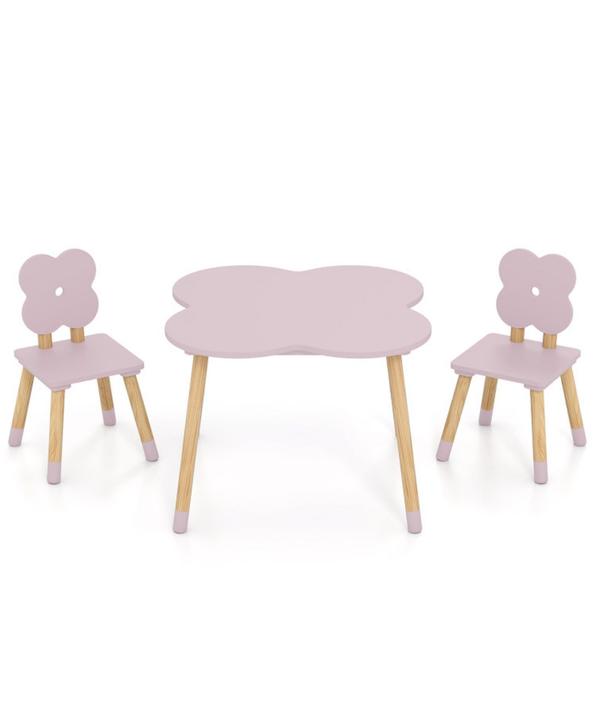 Click here for Sugift Flower-Shaped Kids Table Set with 1 Table a... prices