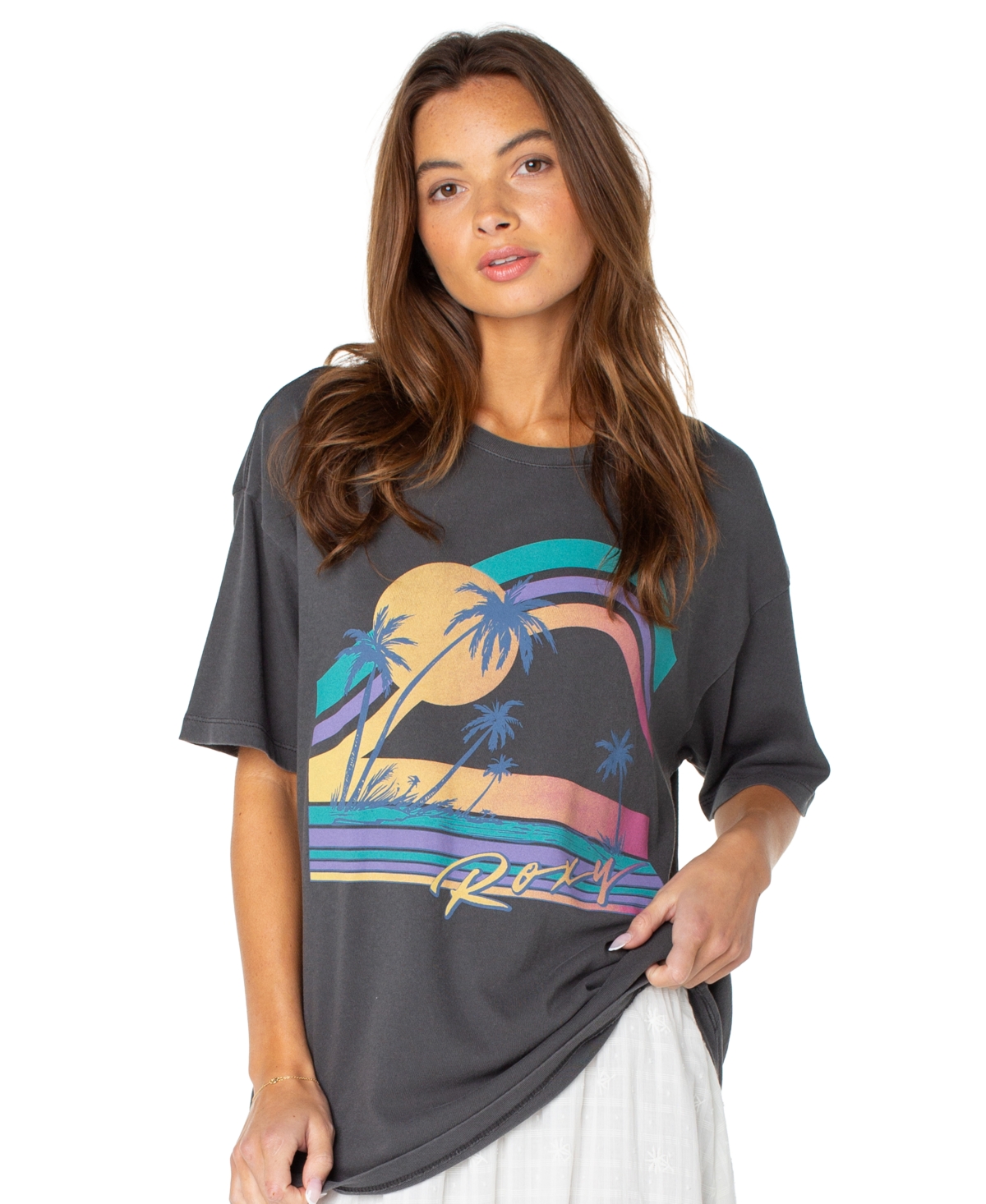 Click here for Roxy Womens Heatwave Graphic Oversized Drop-Should... prices