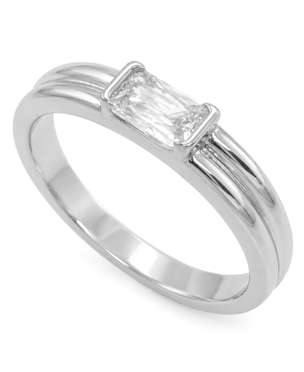 Click here for And Now This Cubic Zirconia Band Ring - Silver prices