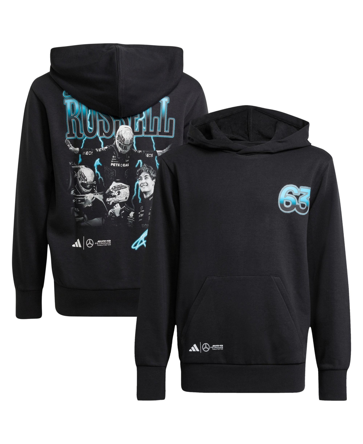 Click here for Adidas Big Boys and Girls George Russell Black Mer... prices