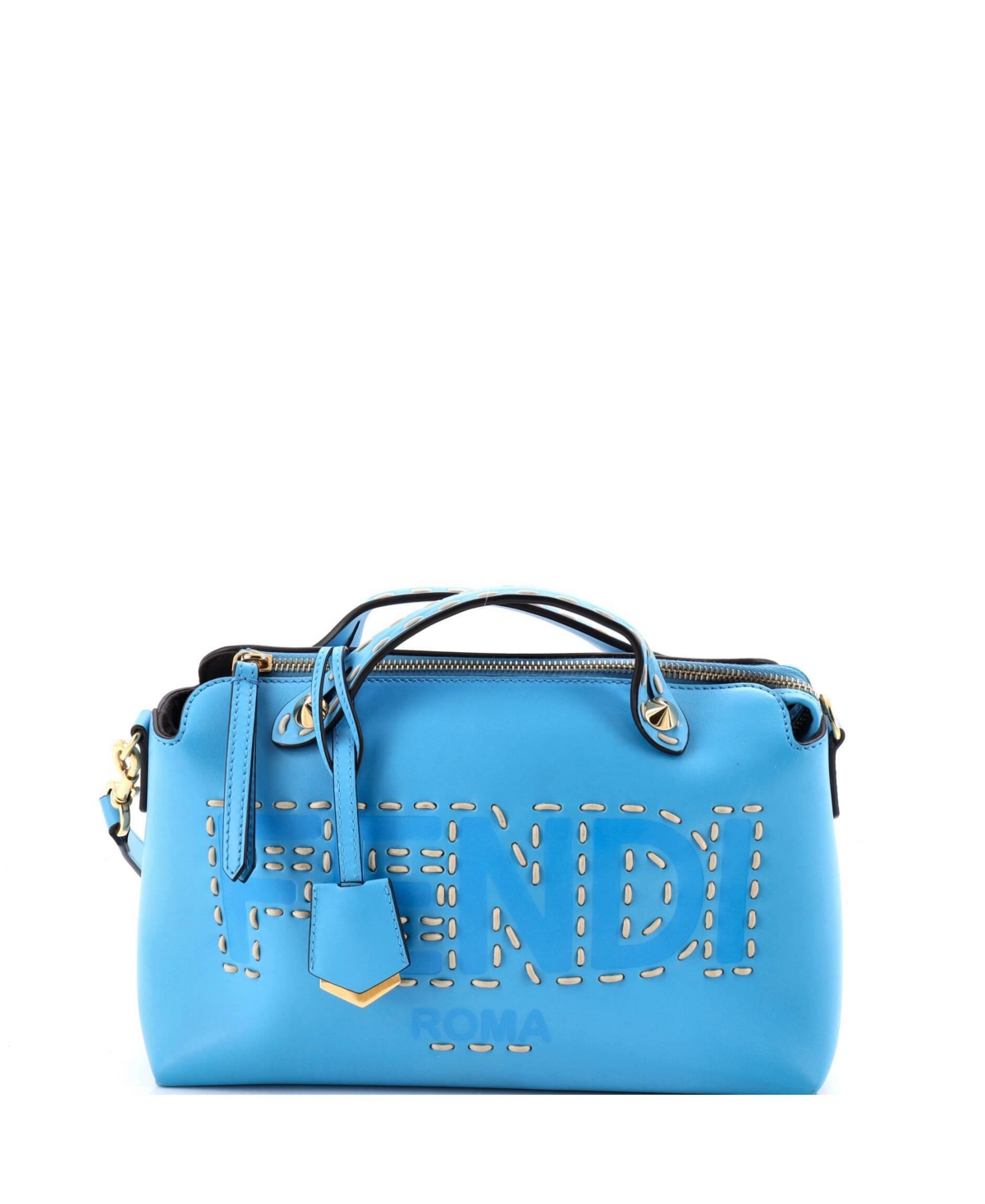 Click here for Pre-Owned Fendi Medium Logo By The Way Satchel Sti... prices