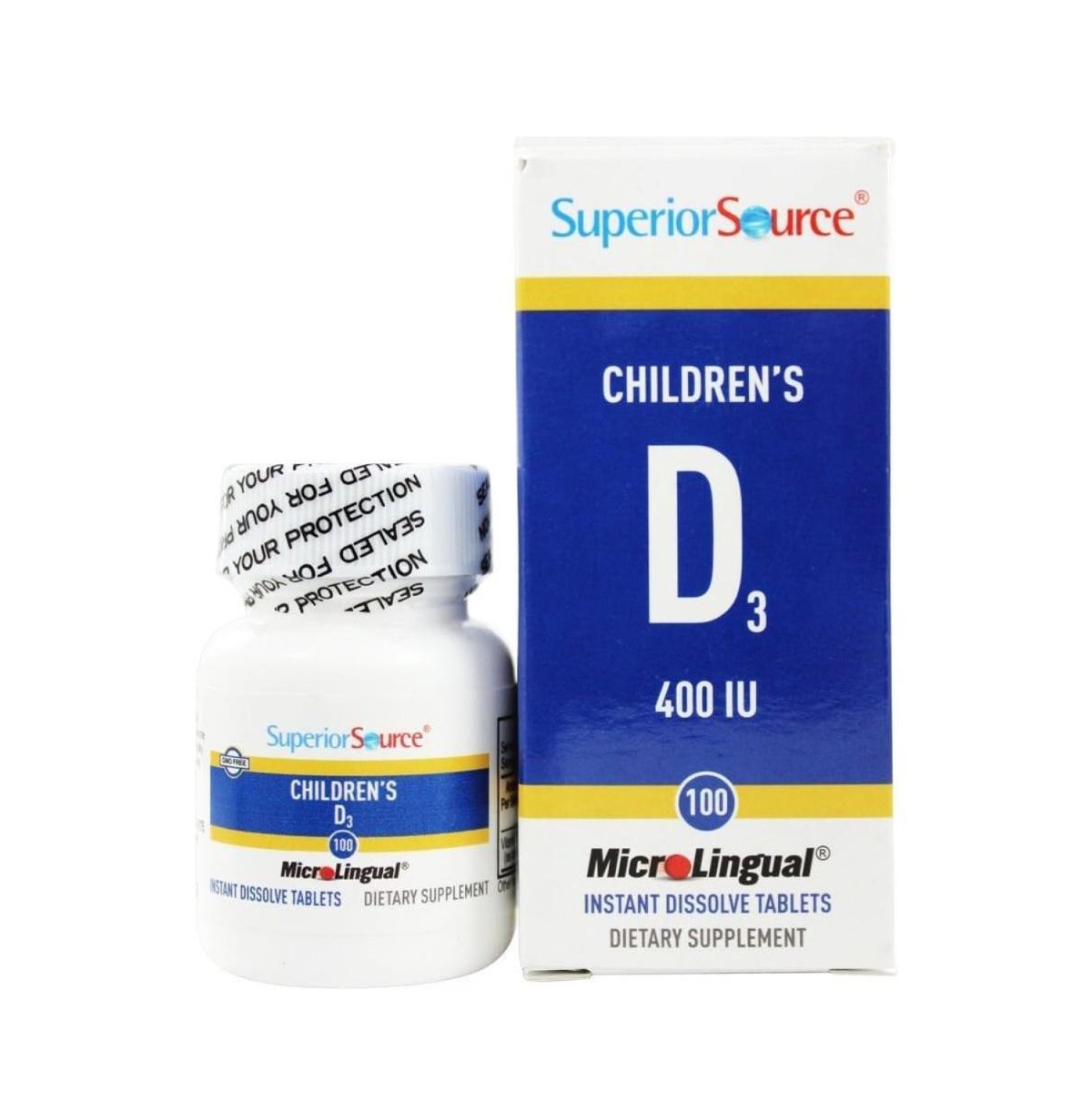 Click here for Superior Source Childrens Vitamin D3 400 Iu - 100... prices