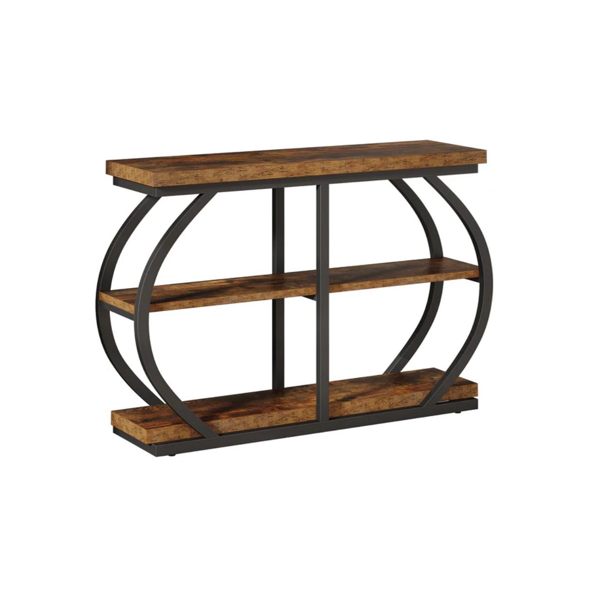 Click here for Slickblue 41 Console Table with 3-Tier Storage She... prices