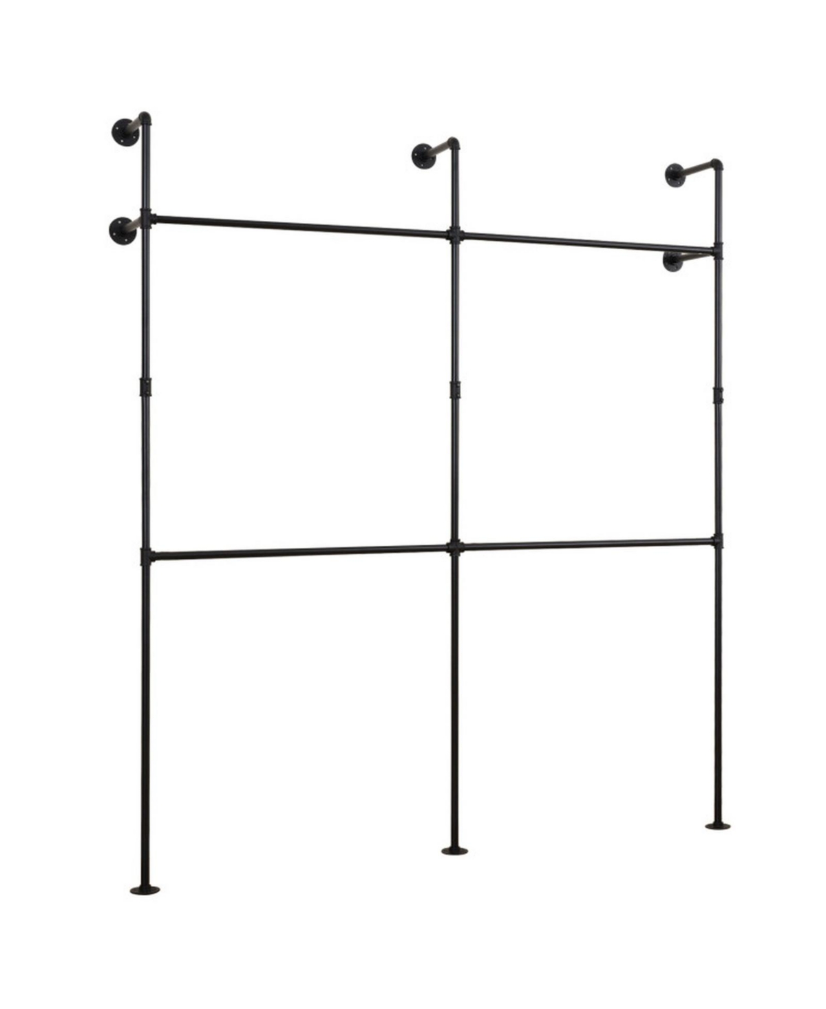 Click here for Hongge 9-Inch Double Tier Pipe Clothing Rack for W... prices