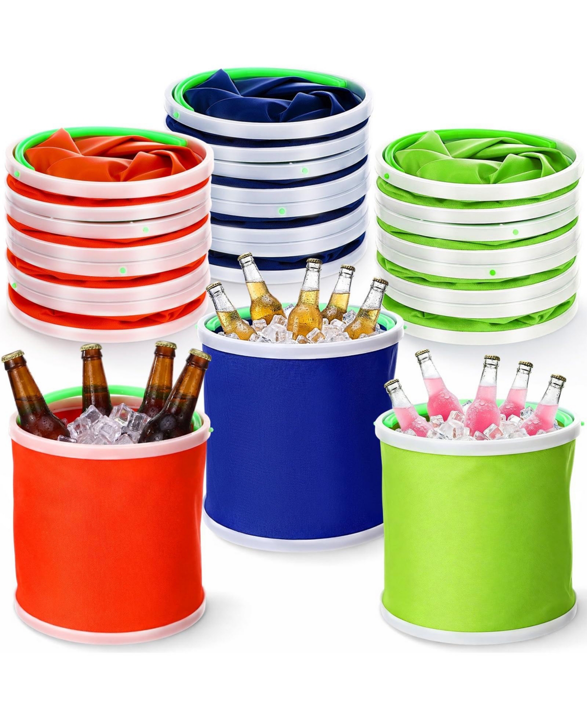 Click here for Piscifun 12 Pack 5 Liter Collapsible Plastic Ice B... prices