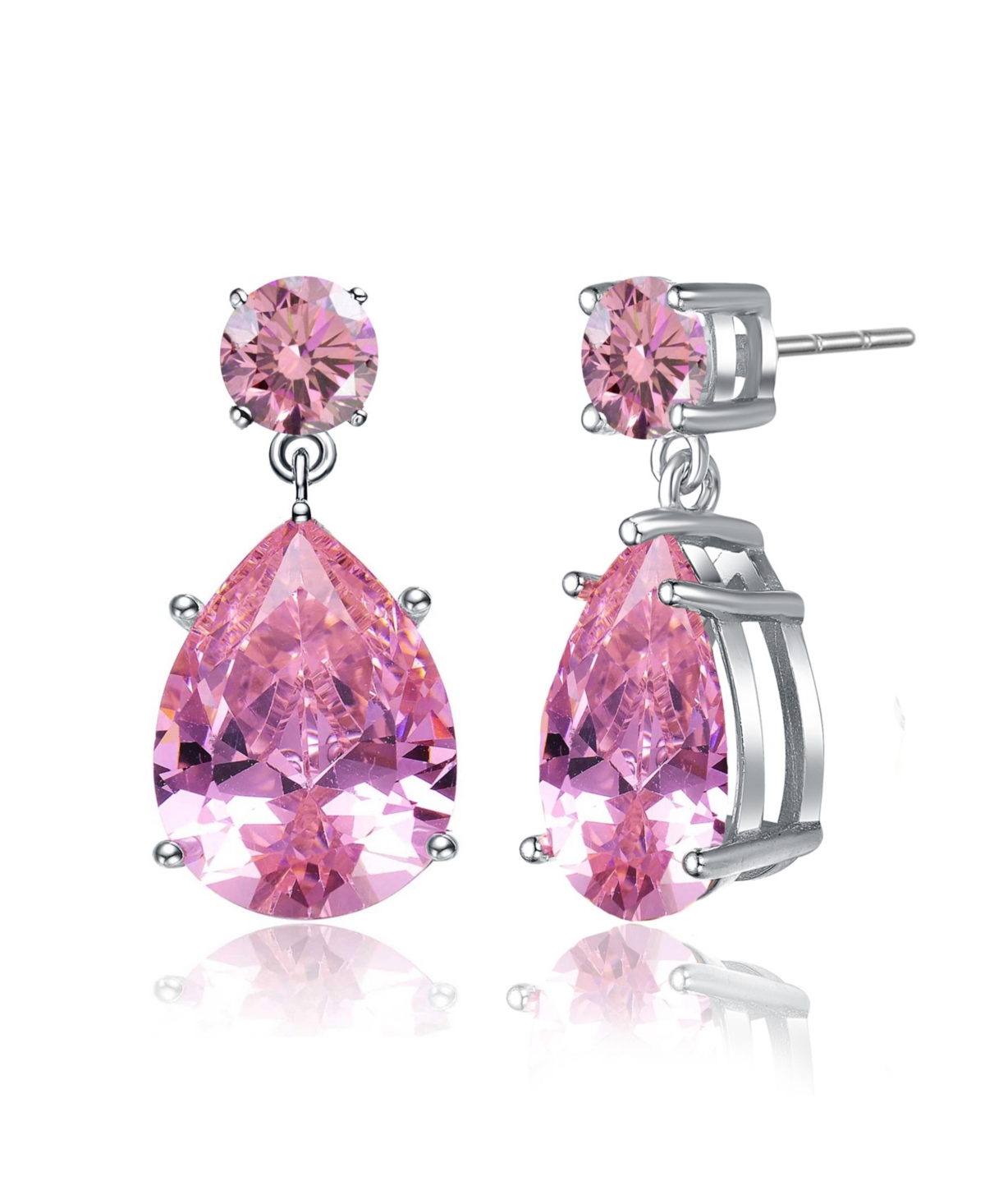 Click here for Sterling Silver Oval Shaped Cubic Zirconia Accent... prices