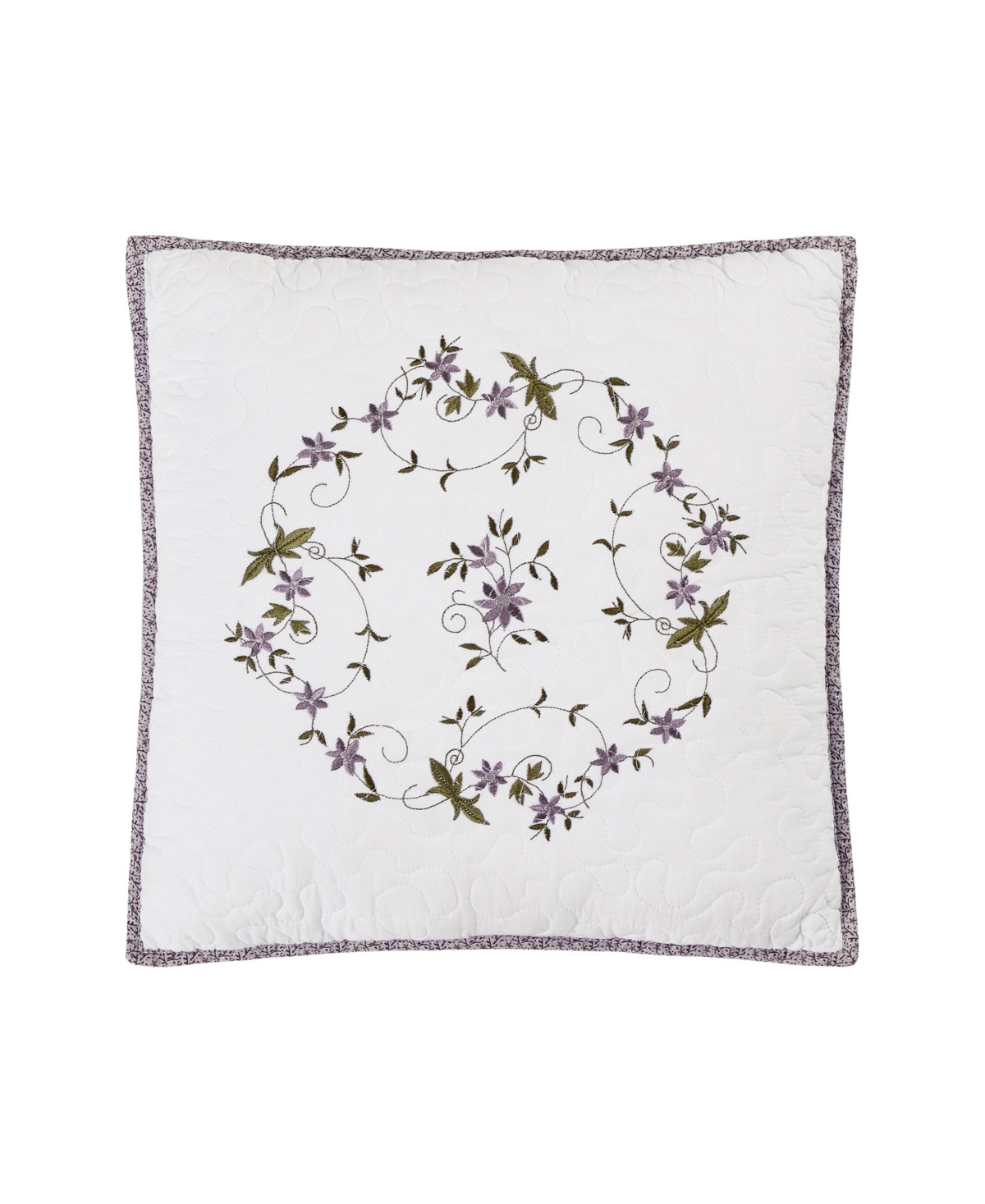 Click here for Modern Heirloom Gwen Floral Embroidered Square Dec... prices