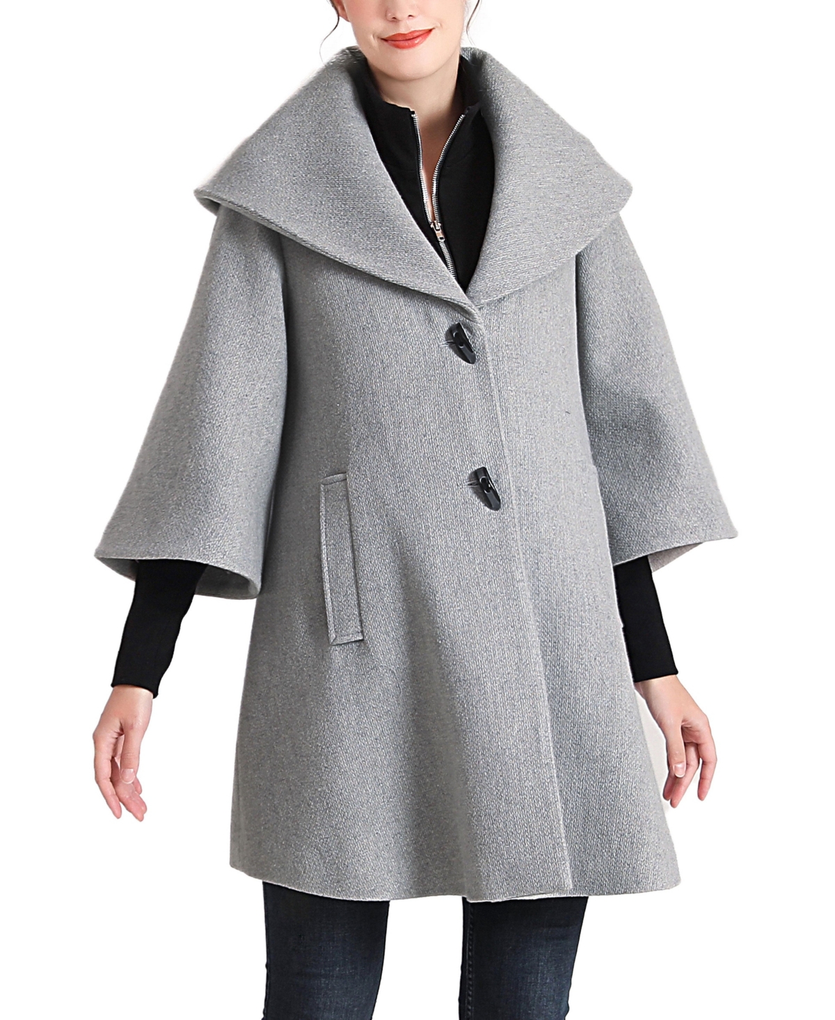 Click here for kimi + kai Maternity Aanya A-Line Wool-Blend Remov... prices