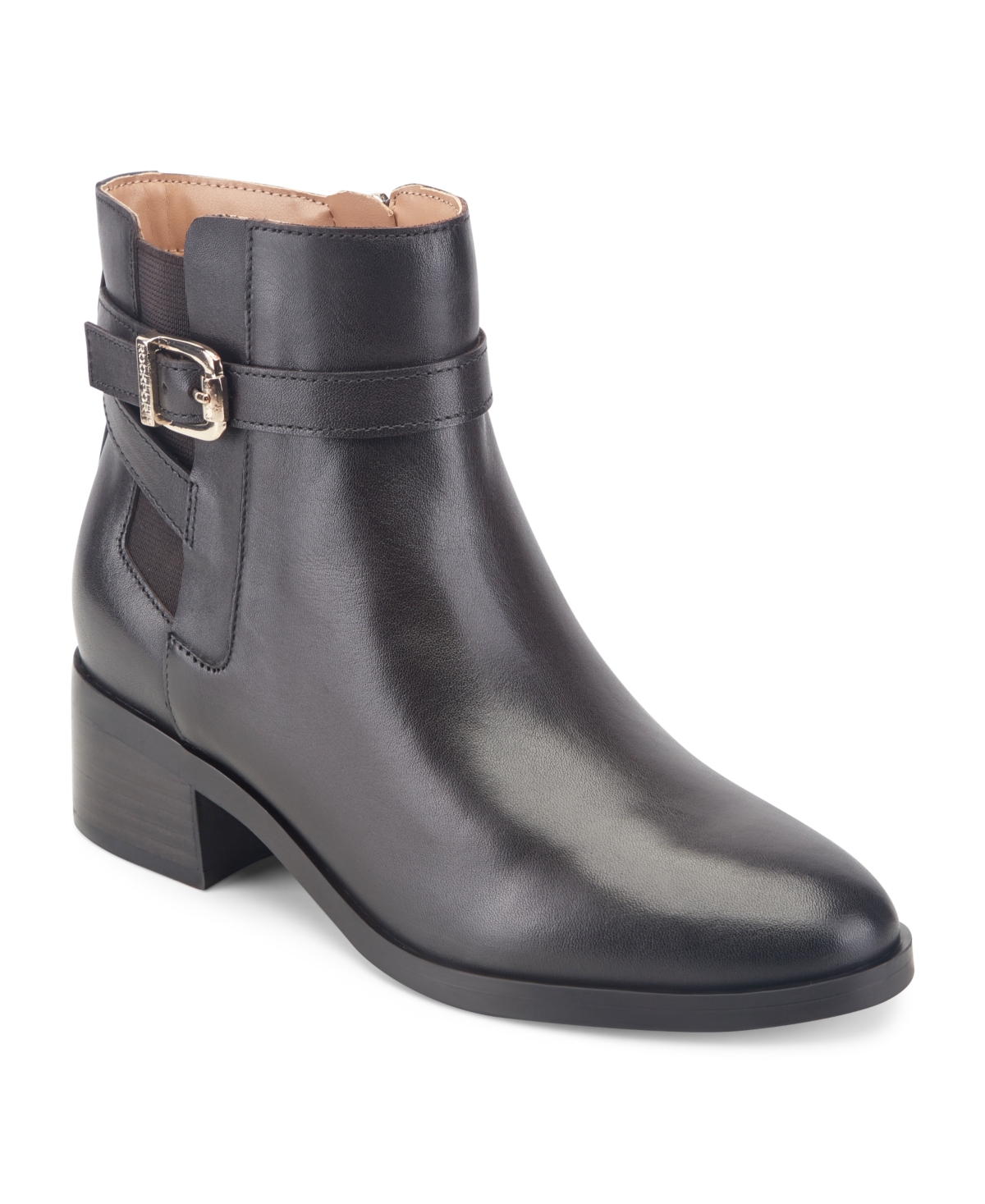 Click here for Rockport Womens Teegan Leather Side Gore Block Hee... prices