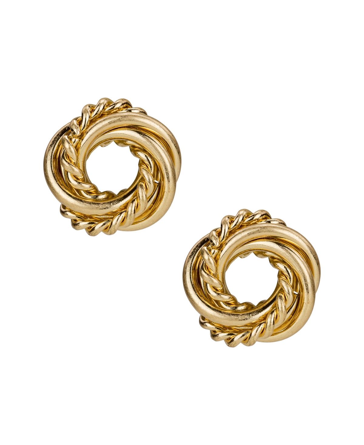 Click here for Patricia Nash Gold-Plated Twisted Knot Mini Button... prices