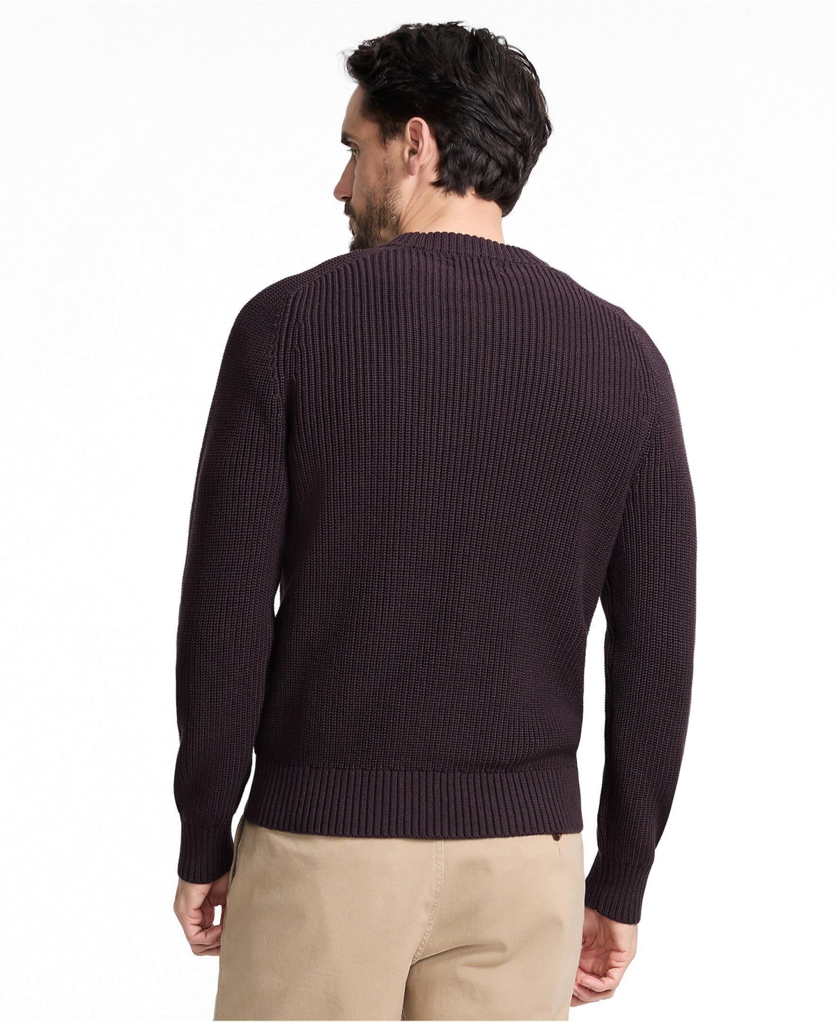 Click here for Lands End Mens Cotton Drifter Saddle Crewneck Shak... prices