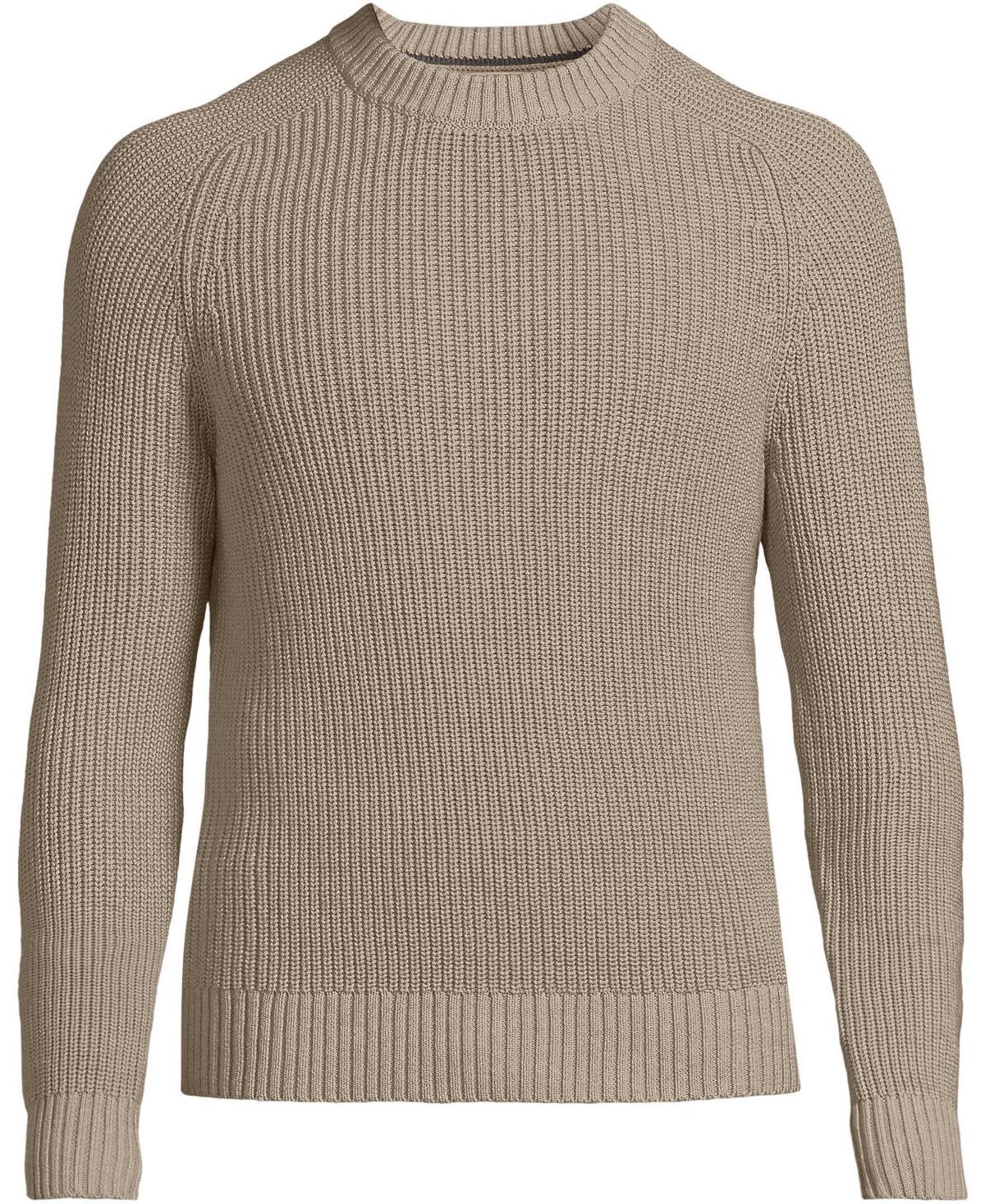 Click here for Lands End Mens Cotton Drifter Saddle Crewneck Shak... prices