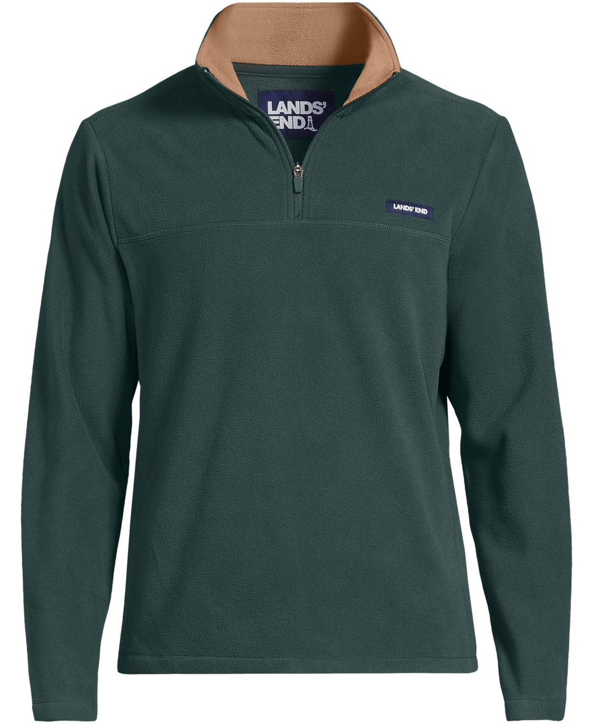 Click here for Lands End Mens Anyweather Fleece Quarter Zip Pullo... prices
