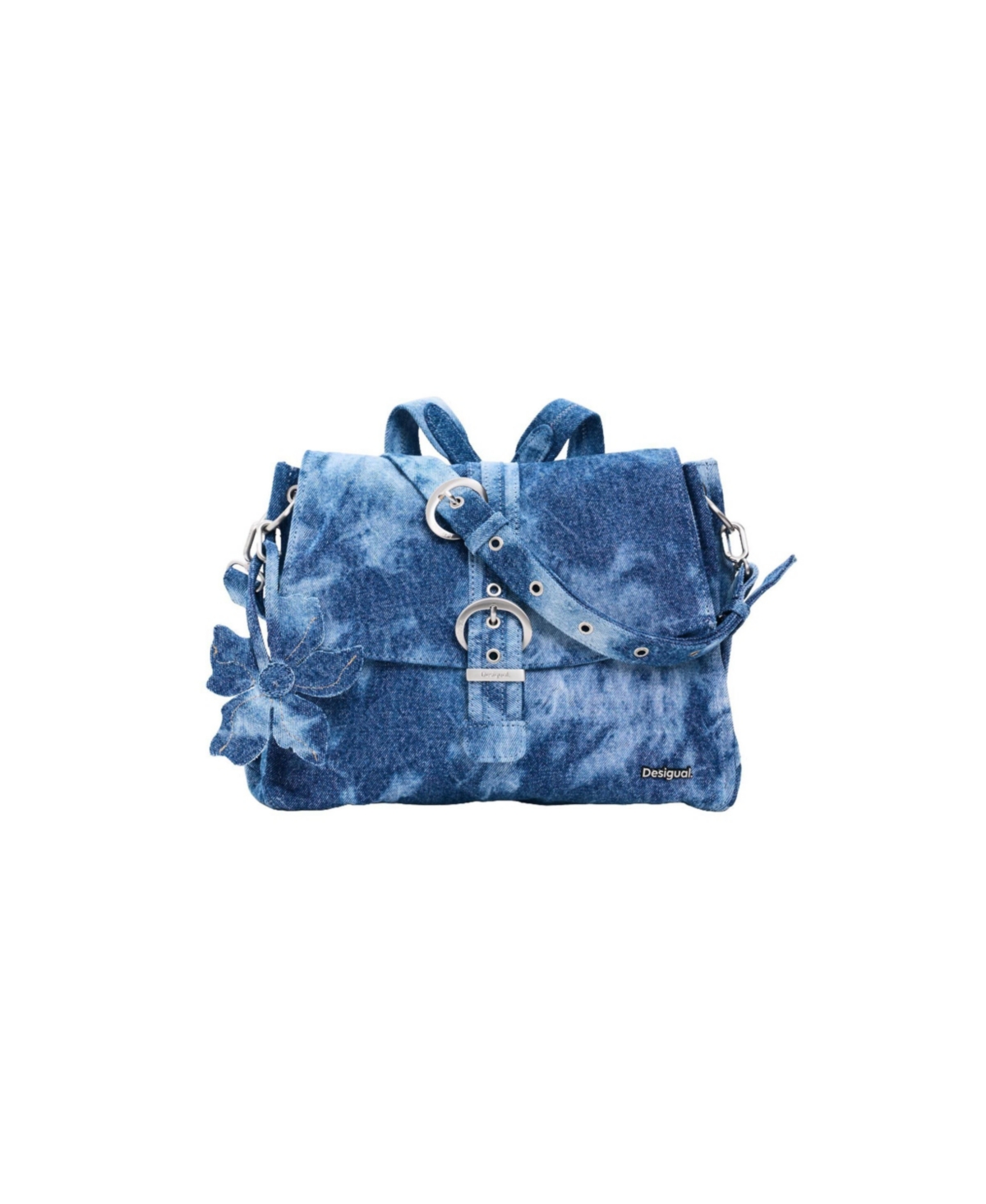 Click here for Desigual Womens Medium denim bag - Dark blue prices