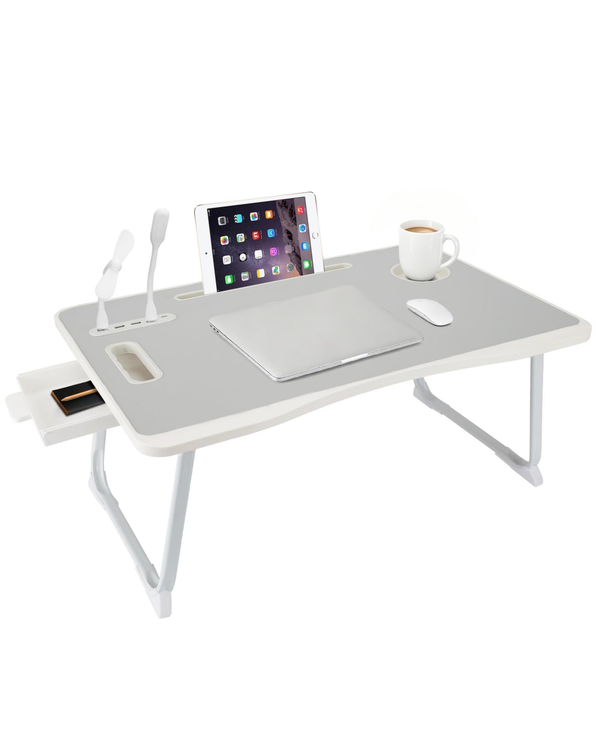 Click here for Gnuadz Laptop Bed Desk Foldable Usb Port Cup Holde... prices
