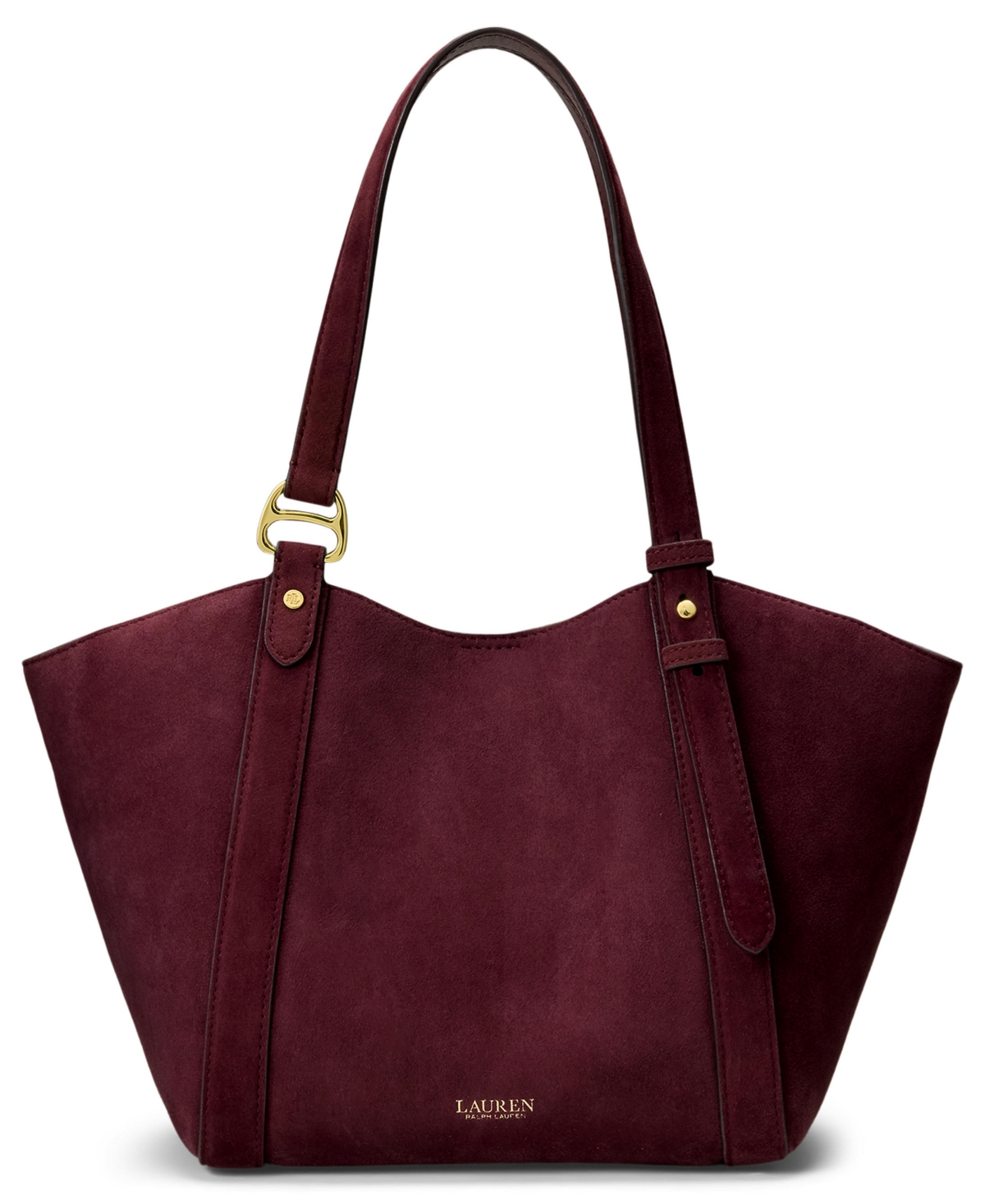 Click here for Lauren Ralph Lauren Tasha Large Tote Handbag - Dar... prices