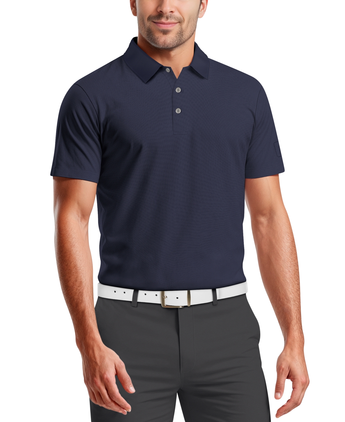 Click here for Pga Tour Mens Airflux Solid Mesh Short Sleeve Golf... prices