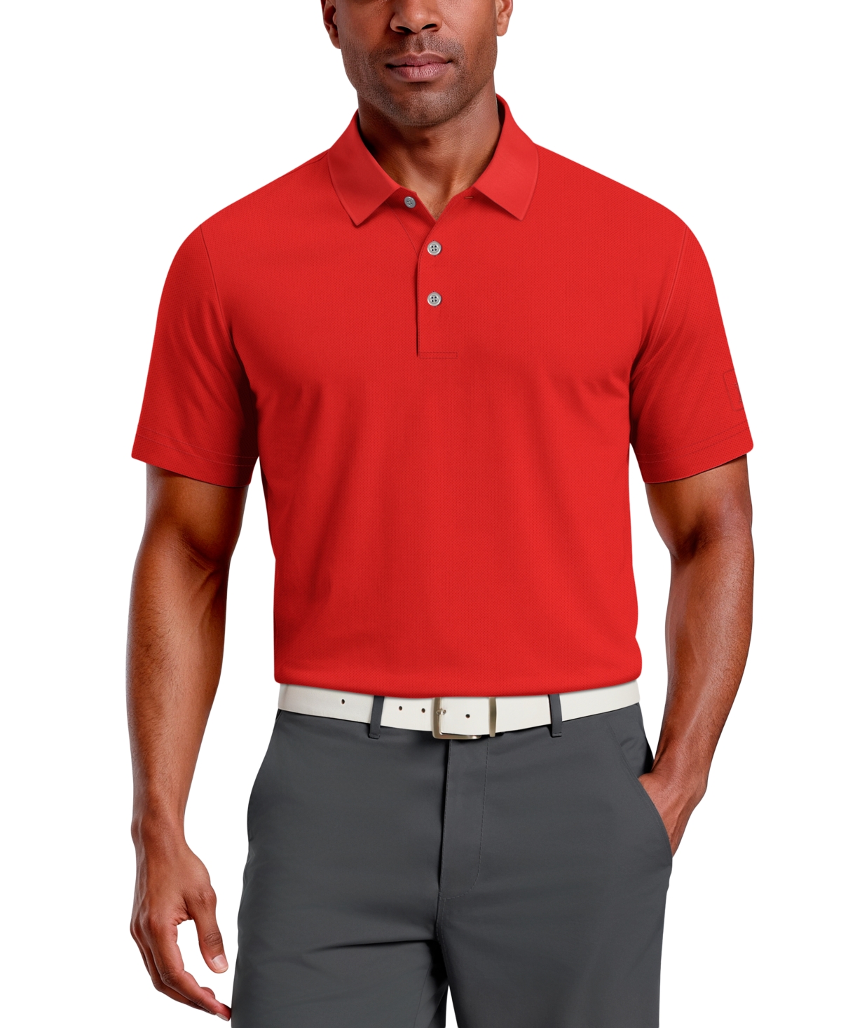 Click here for Pga Tour Mens Airflux Solid Mesh Short Sleeve Golf... prices