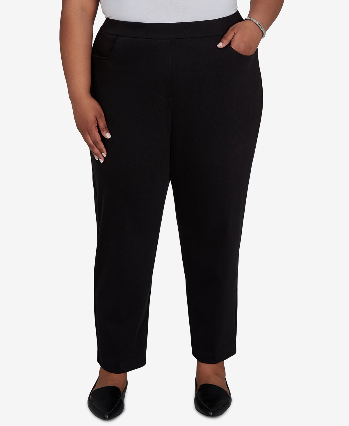 Click here for Alfred Dunner Plus Size Travel Advisory Pull-on St... prices