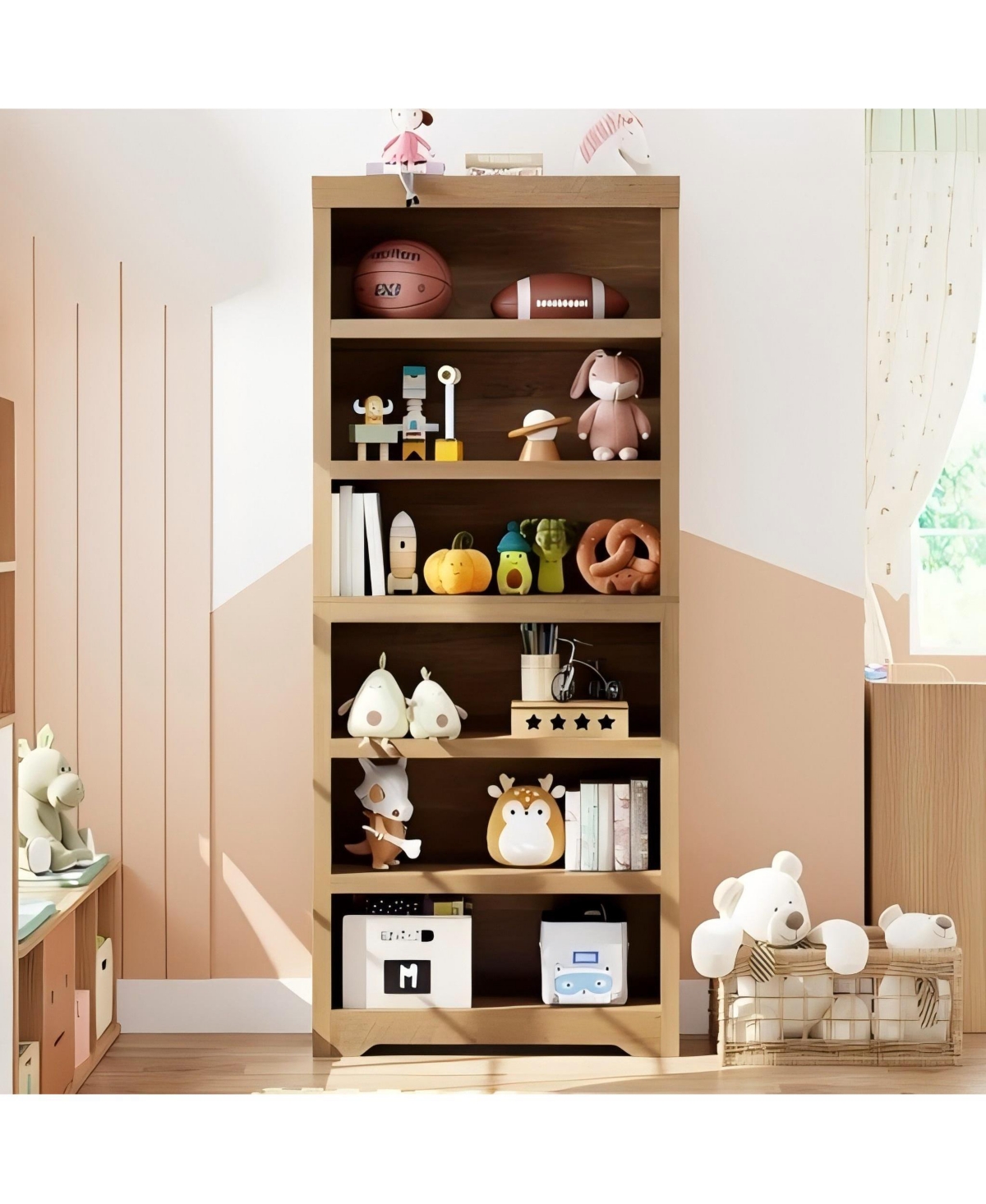 Click here for 24 x 12 x 75 in 6-Tier Open Bookcase  Tall Narrow... prices