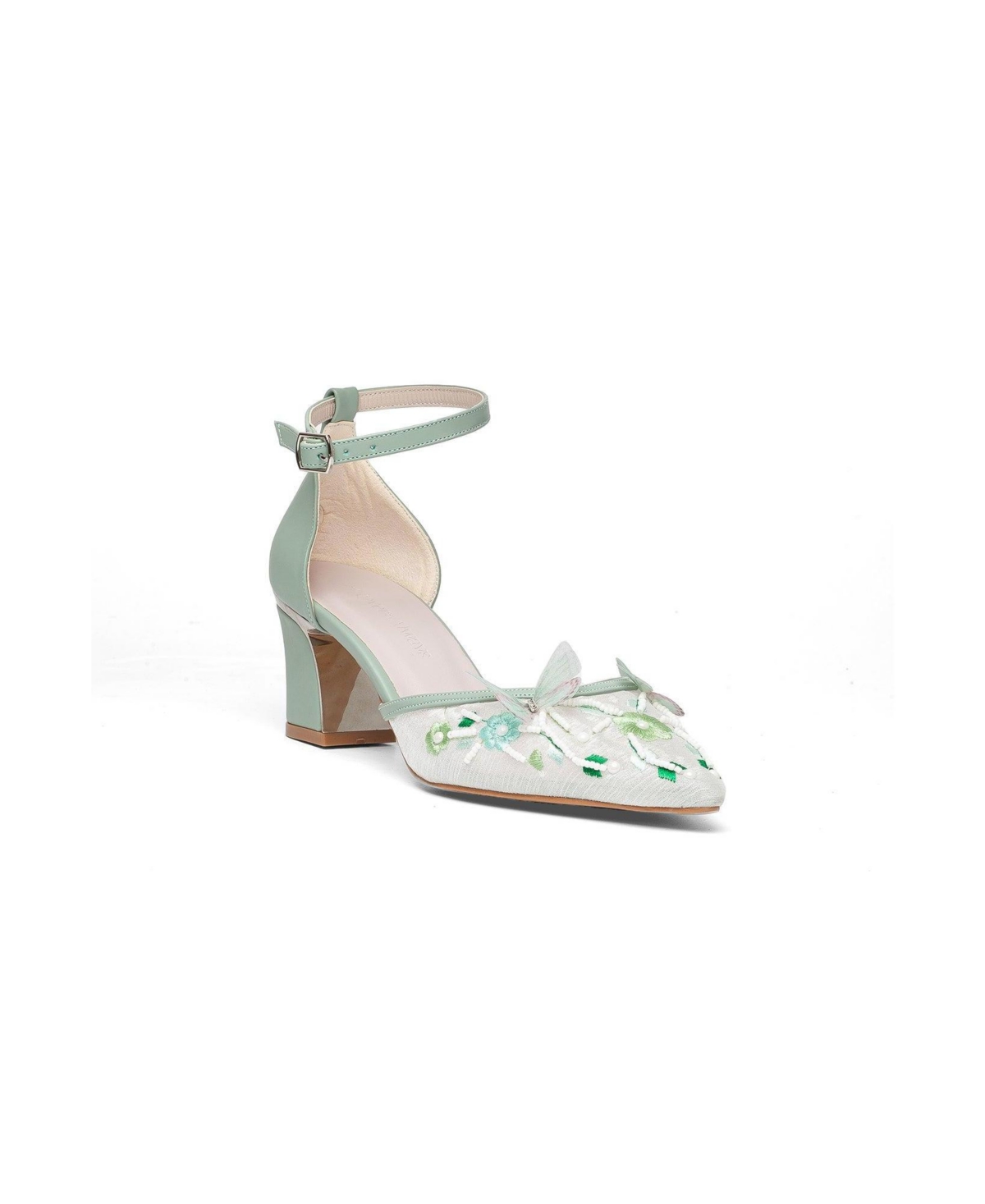 Click here for Prologue Shoes Womens Iry Block Heel Bridal Pointe... prices