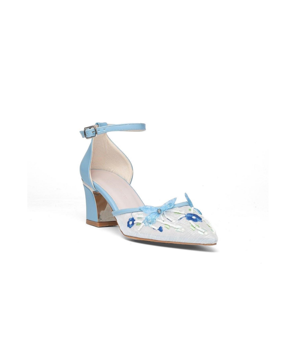 Click here for Prologue Shoes Womens Iry Block Heel Bridal Pointe... prices